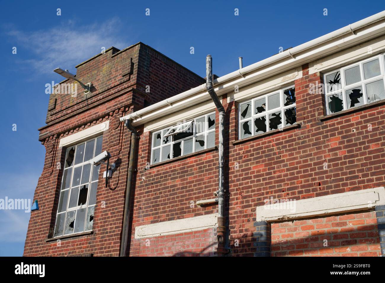 Burned-out ruins of Van Dal shoemakers, the last shoe factory in ...