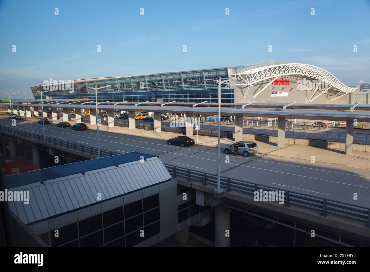 One of JFK international airport terminals in New York City, USA Stock ...