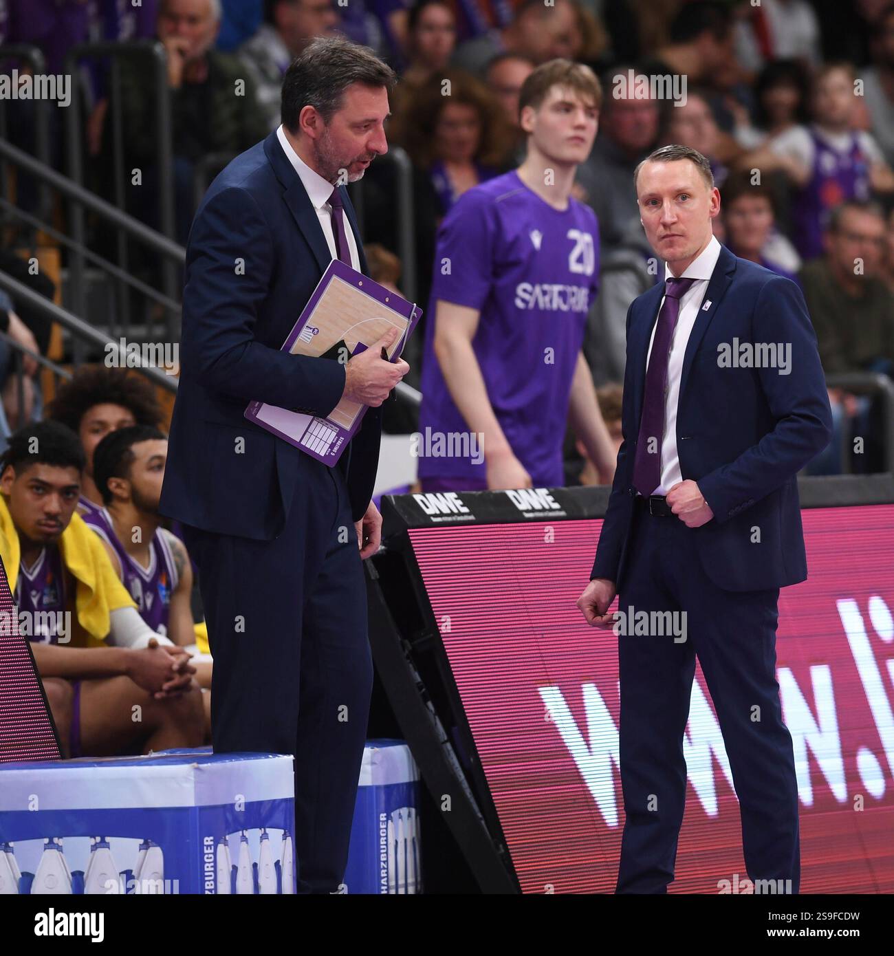 Kenneth Desloovere (Co-Trainer, Assistant Coach BG Goettingen), Mikko ...