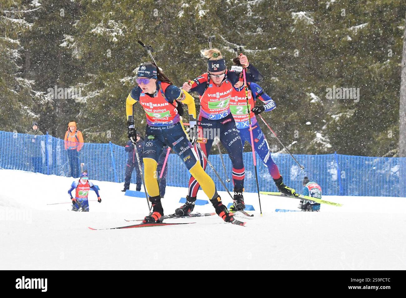 Antholz, Italy. 26th Jan, 2025. ANTHOLZ-ANTERSELVA, ITALY - JANUARY 26 ...