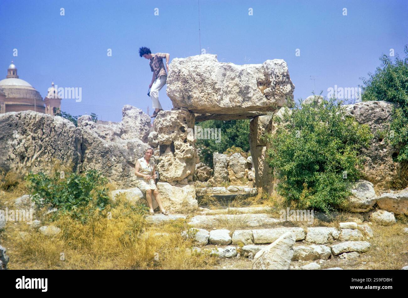 Neolithic temples of Skorba prehistoric archaeological site, Mgarr ...