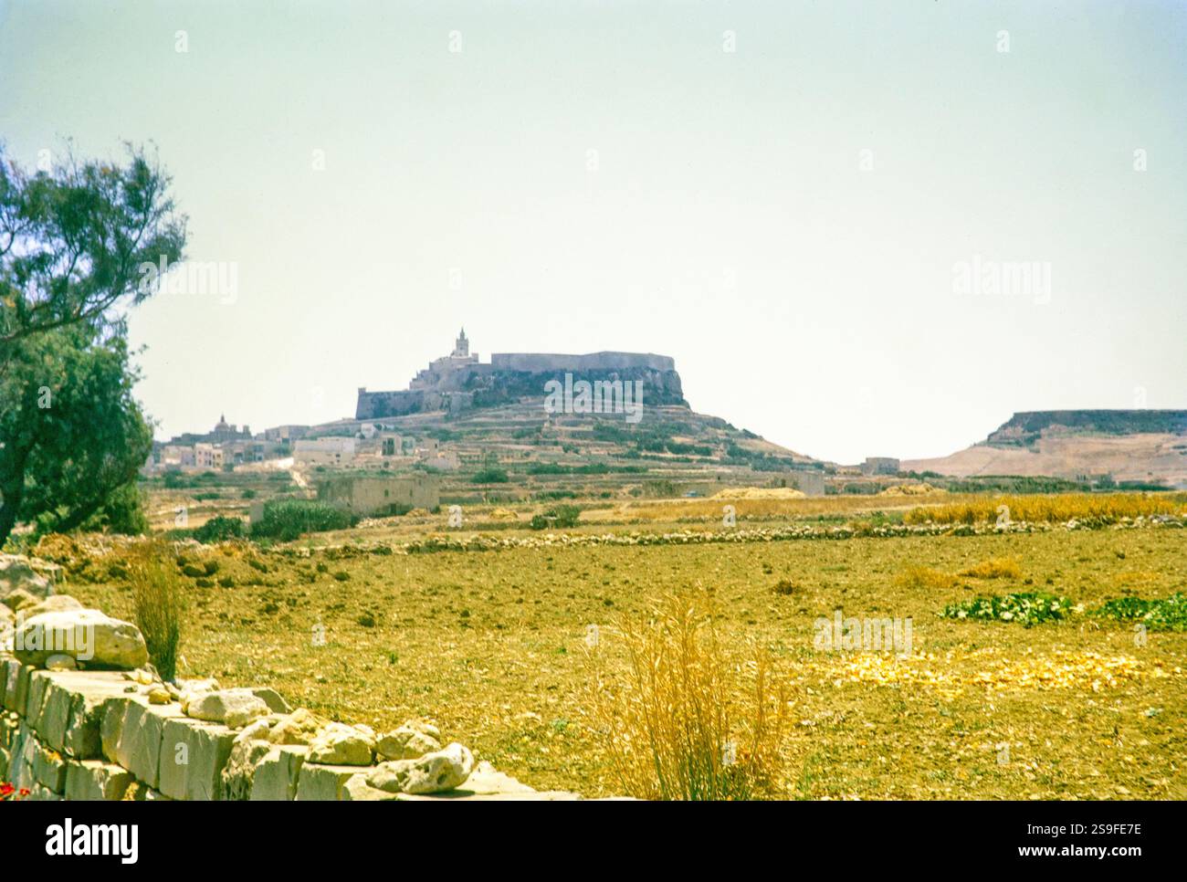 Victoria Castle, Cittadella, Gozo, Malta, Europe 1971 Stock Photo - Alamy