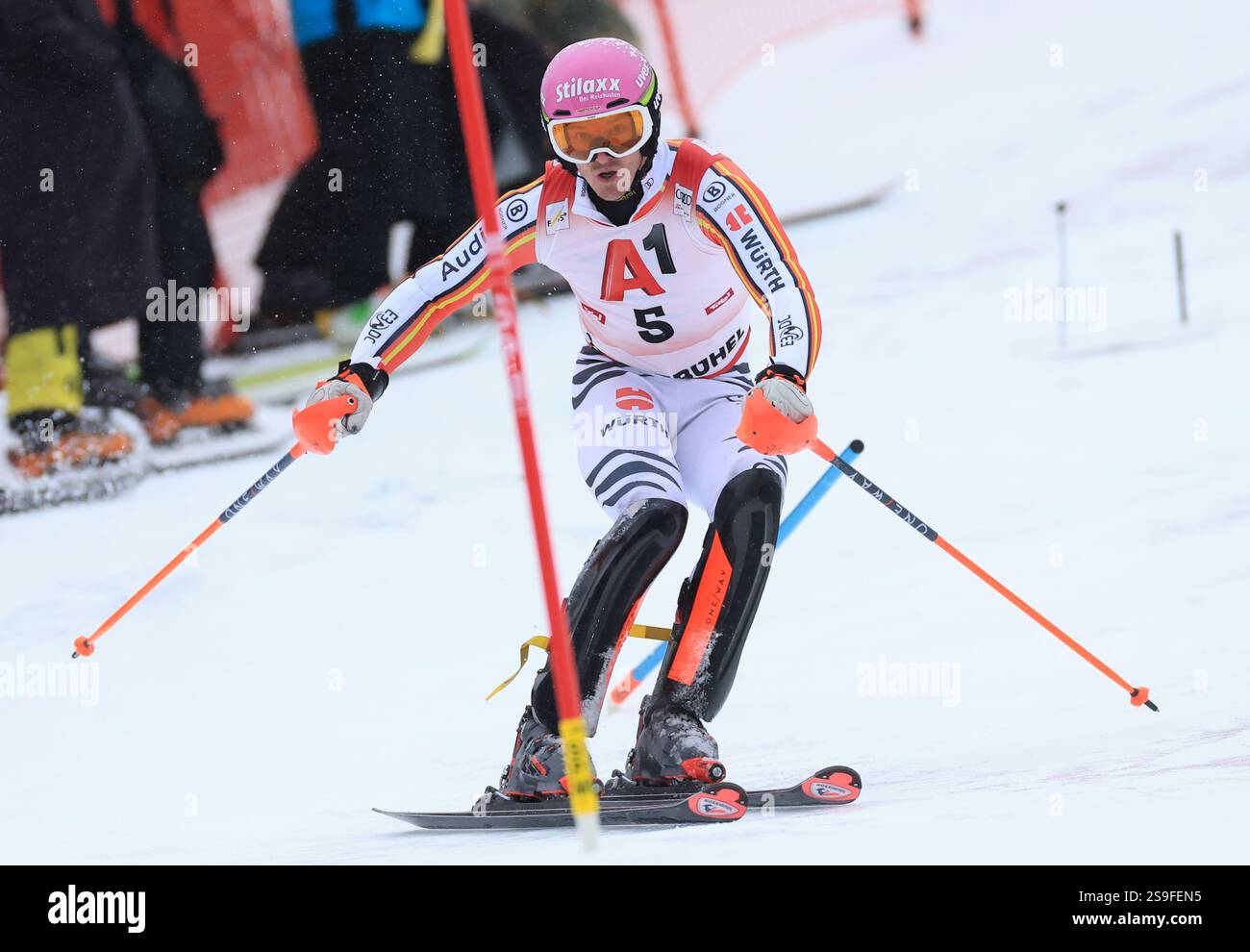 26th January 2025, Kitzbuhel, Tyrol, Austria; FIS Alpine Ski World Cup ...