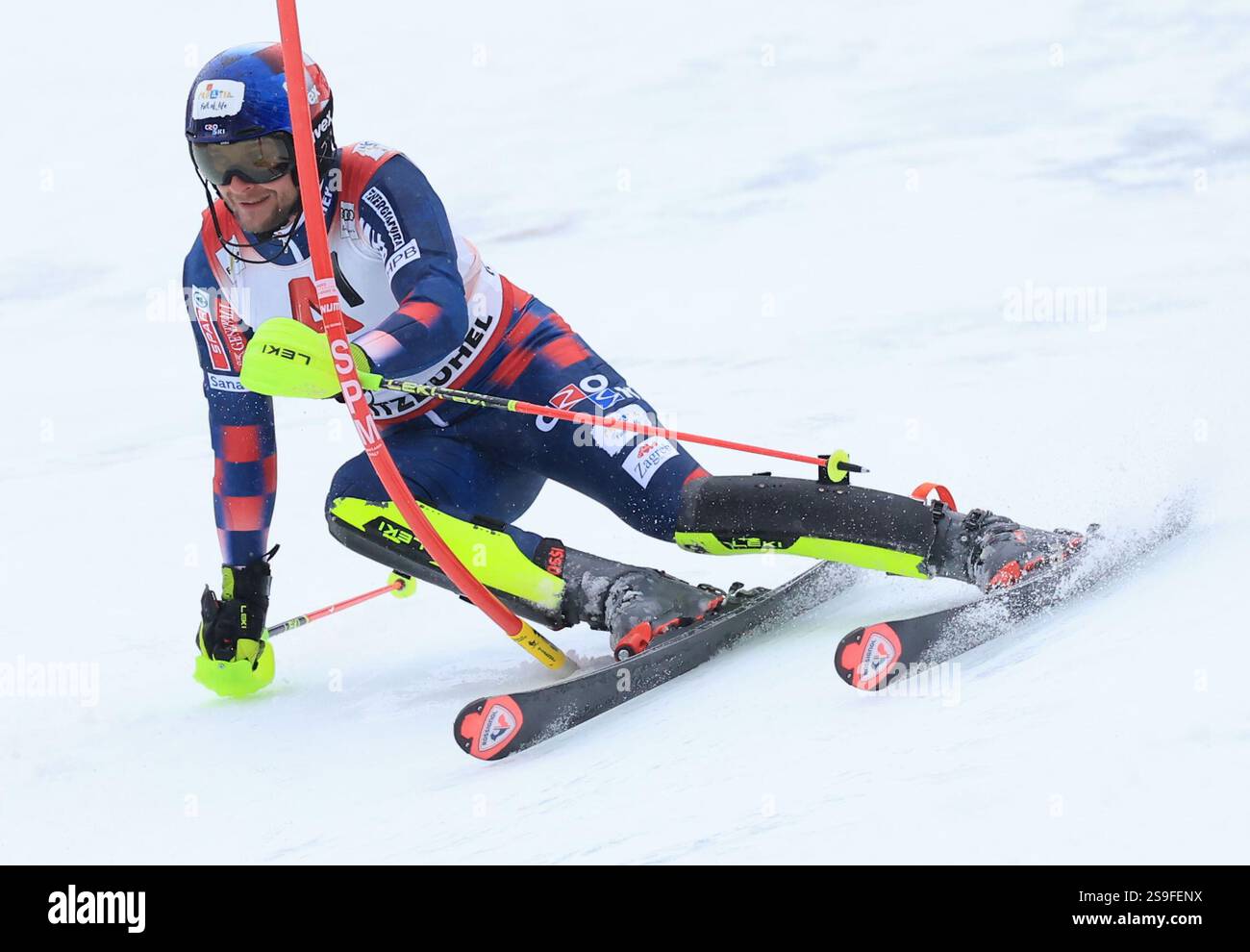 26th January 2025, Kitzbuhel, Tyrol, Austria; FIS Alpine Ski World Cup ...