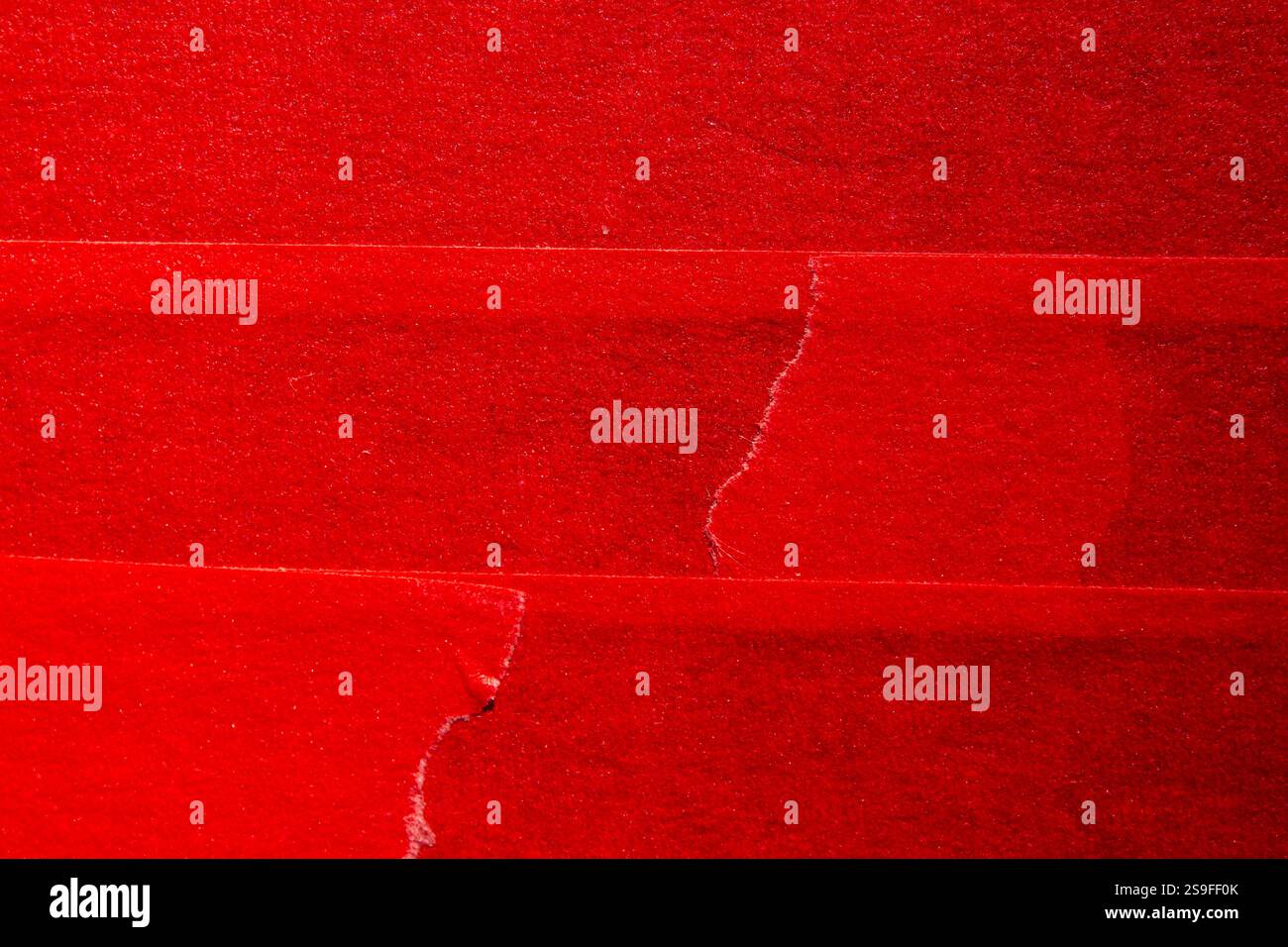 Glued red paper tape background creased texture abstract background ...
