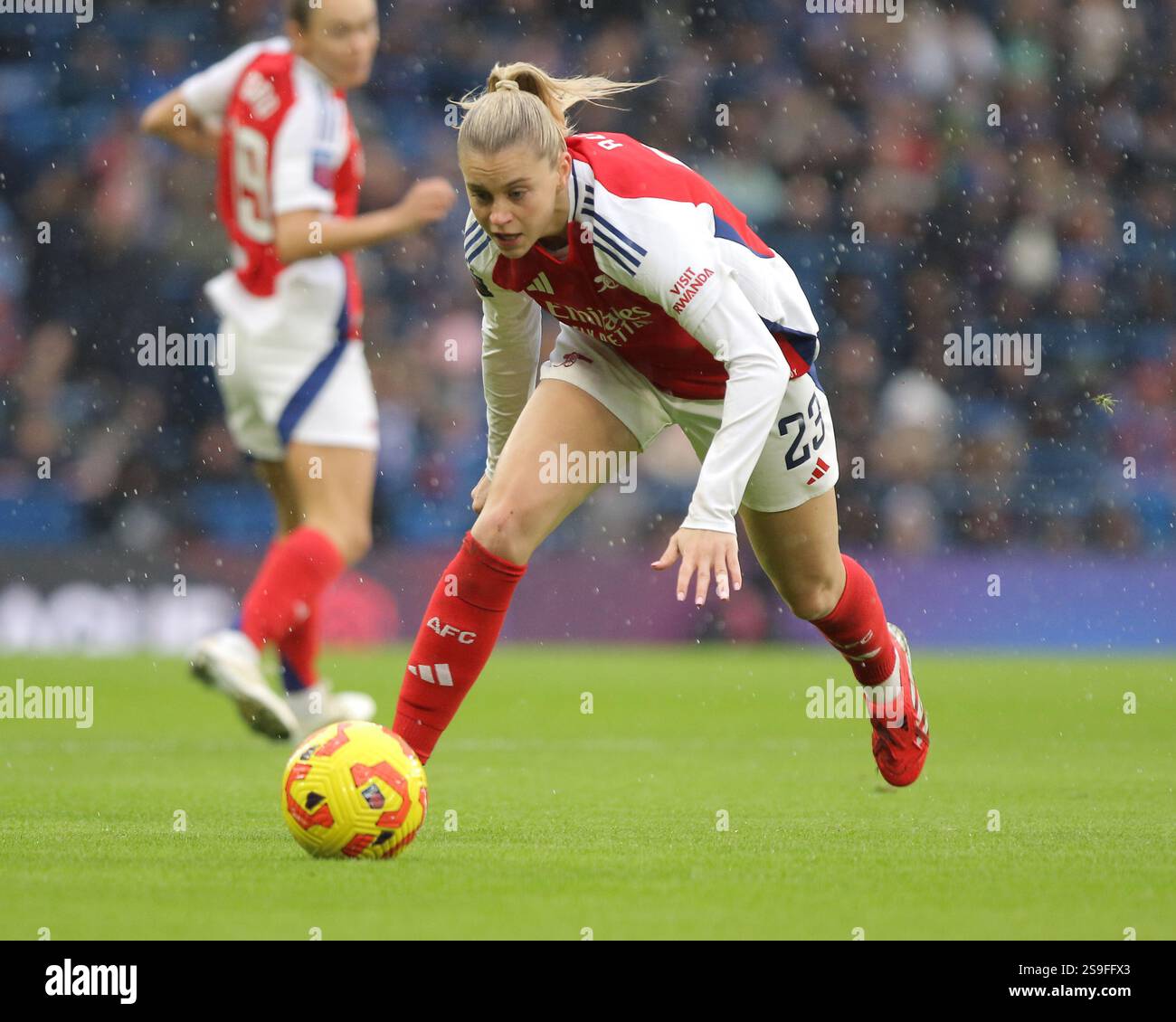 London, England, January 26 2025: Alessia Russo (23 Arsenal) on the ...