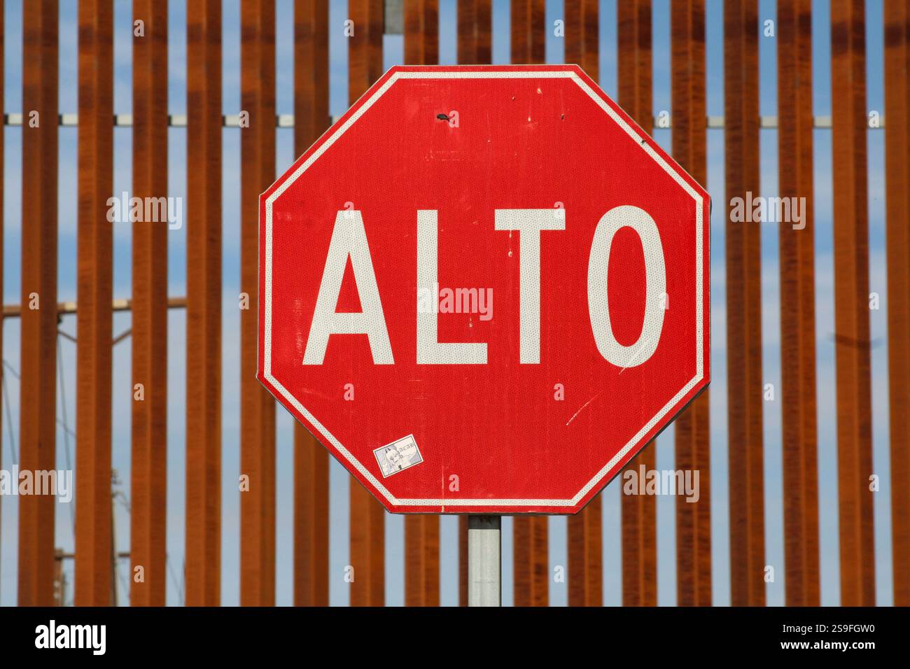 Mexicali, Mexico, January 25 2025 The Mexican border town of Mexicali ...