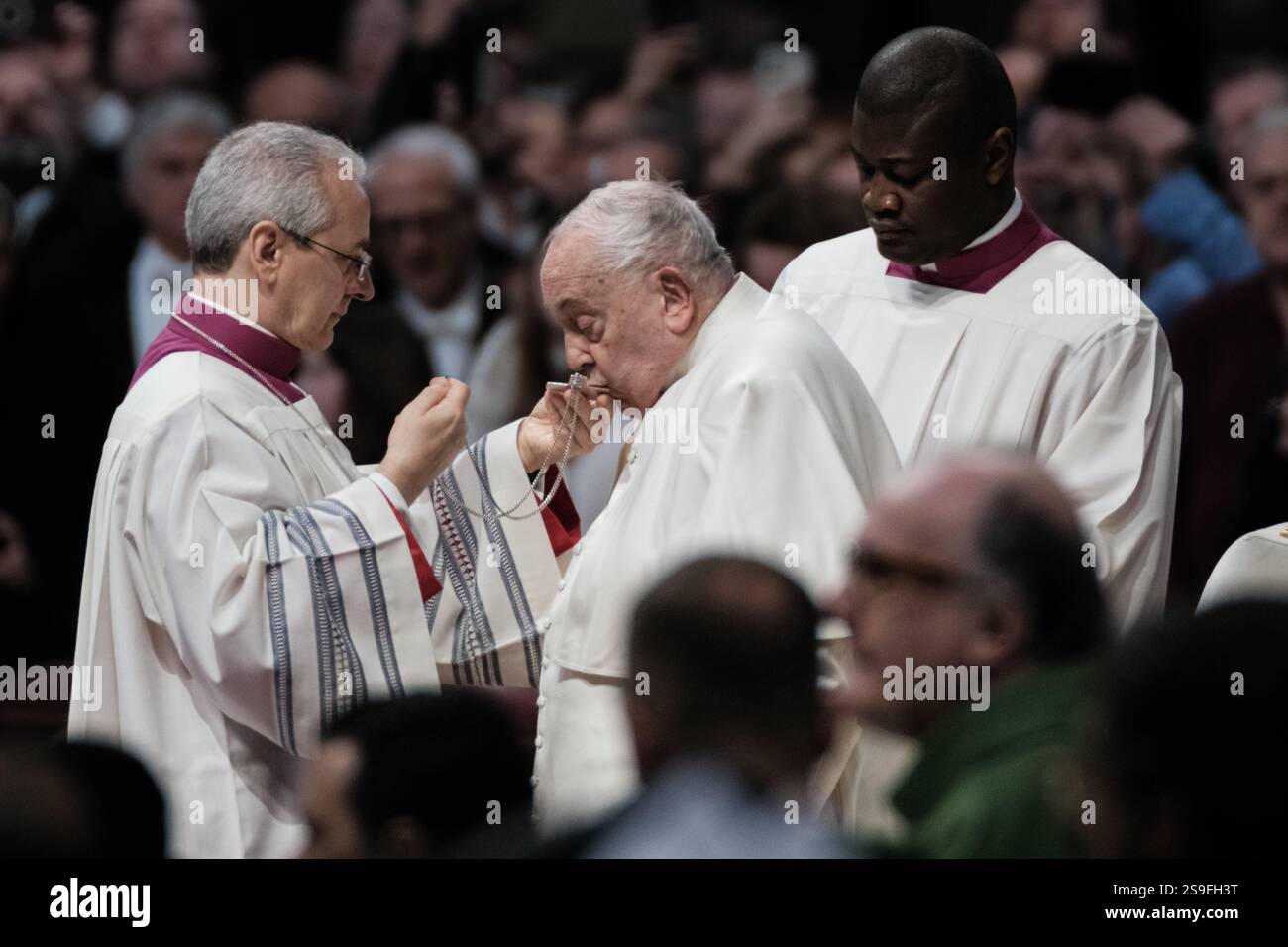Rome, Pope Francis presides over the holy mass in St. Peter s Basilica ...