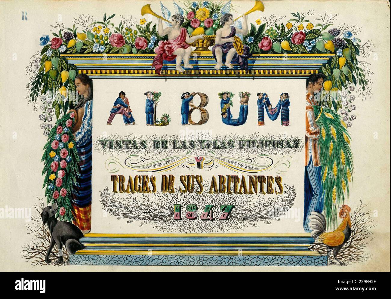 Gervasio Gironella's 1847 Philippines album Stock Photo - Alamy