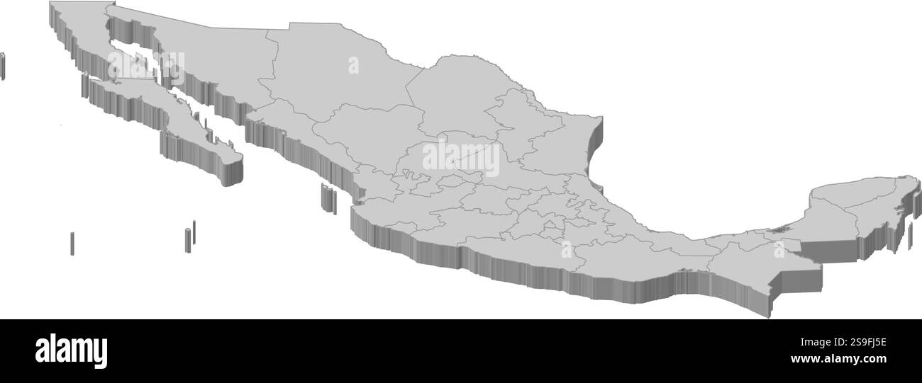 Border mexico, perspective Cut Out Stock Images & Pictures - Alamy