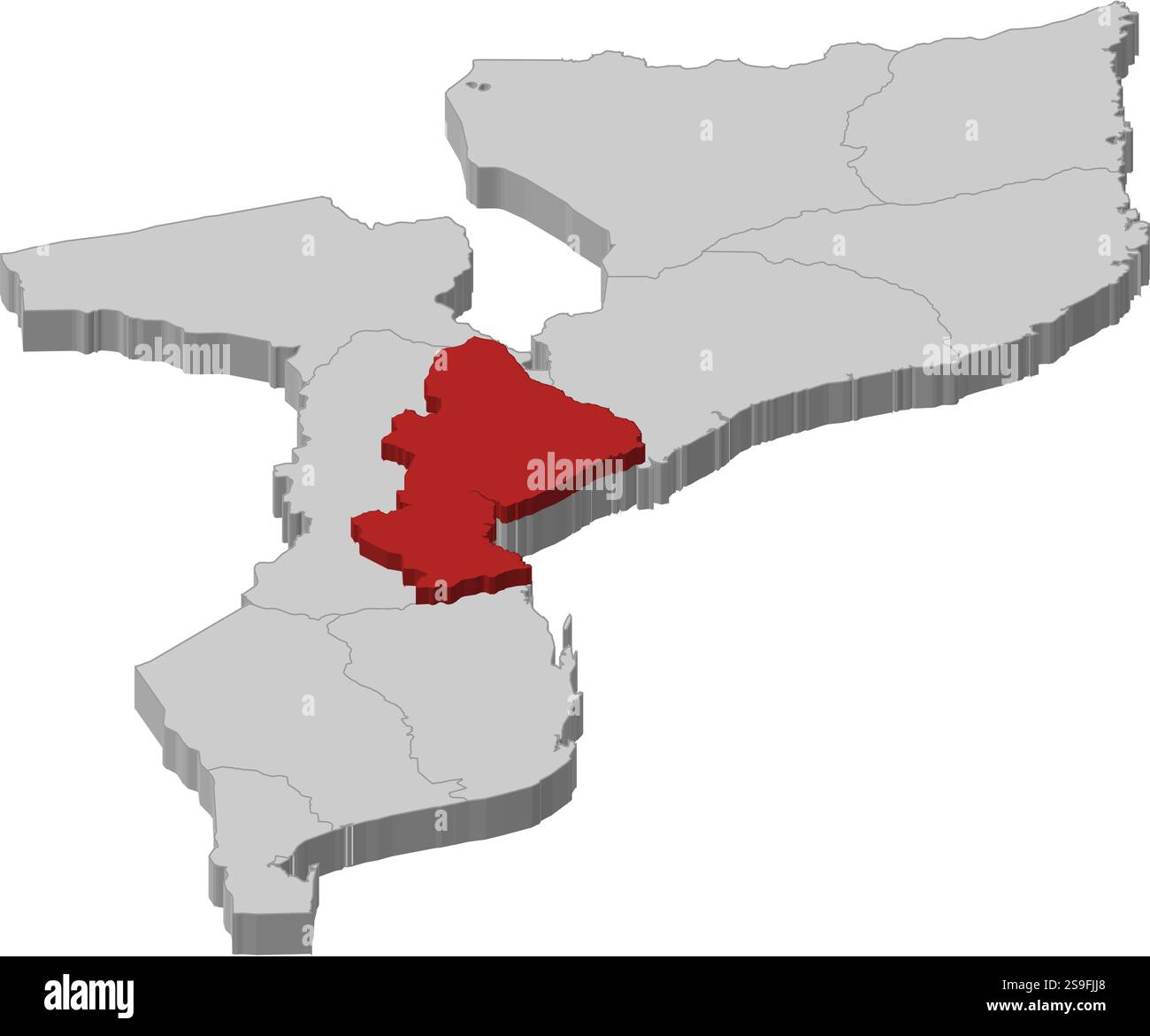 Sofala vector outline map hi-res stock photography and images - Alamy