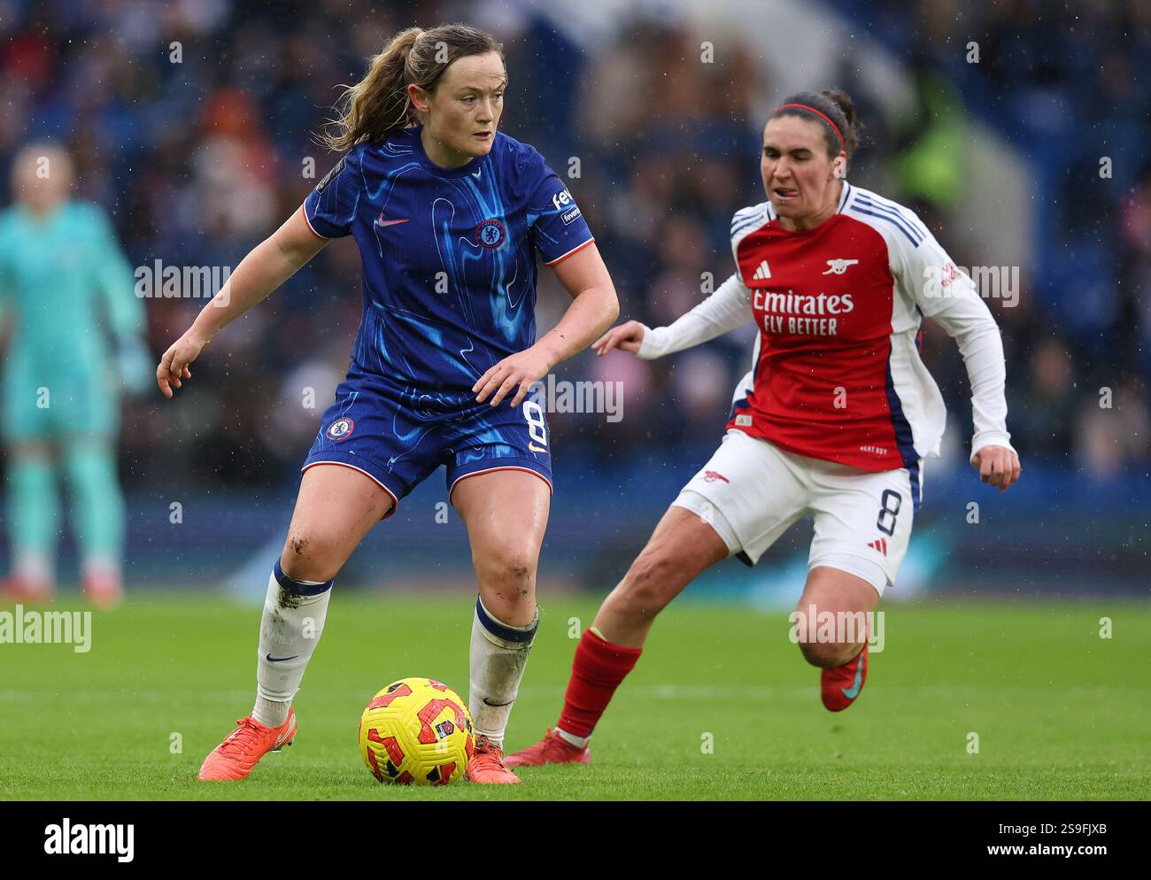 London, England, 26th January 2025. Erin Cuthbert of Chelsea and ...