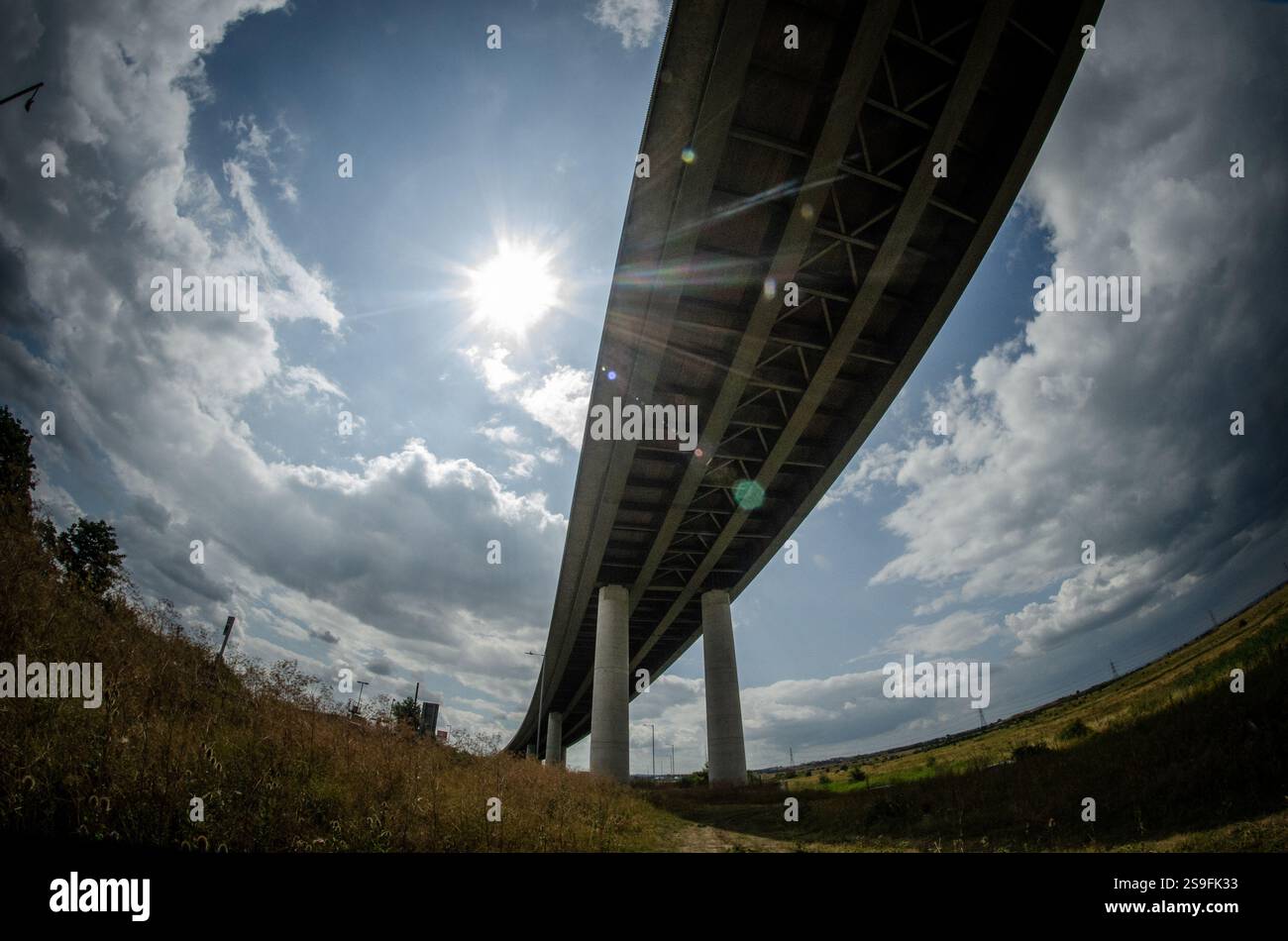 Isle Of Sheppey Bridge Stock Photo - Alamy