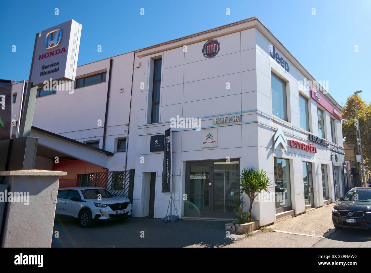 Civitavecchia, Italy - January 26, 2025: Automotive sales and service ...