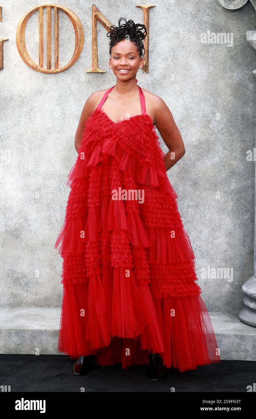 Bethany Antonia attends the UK Premiere of "House Of The Dragon" Season ...