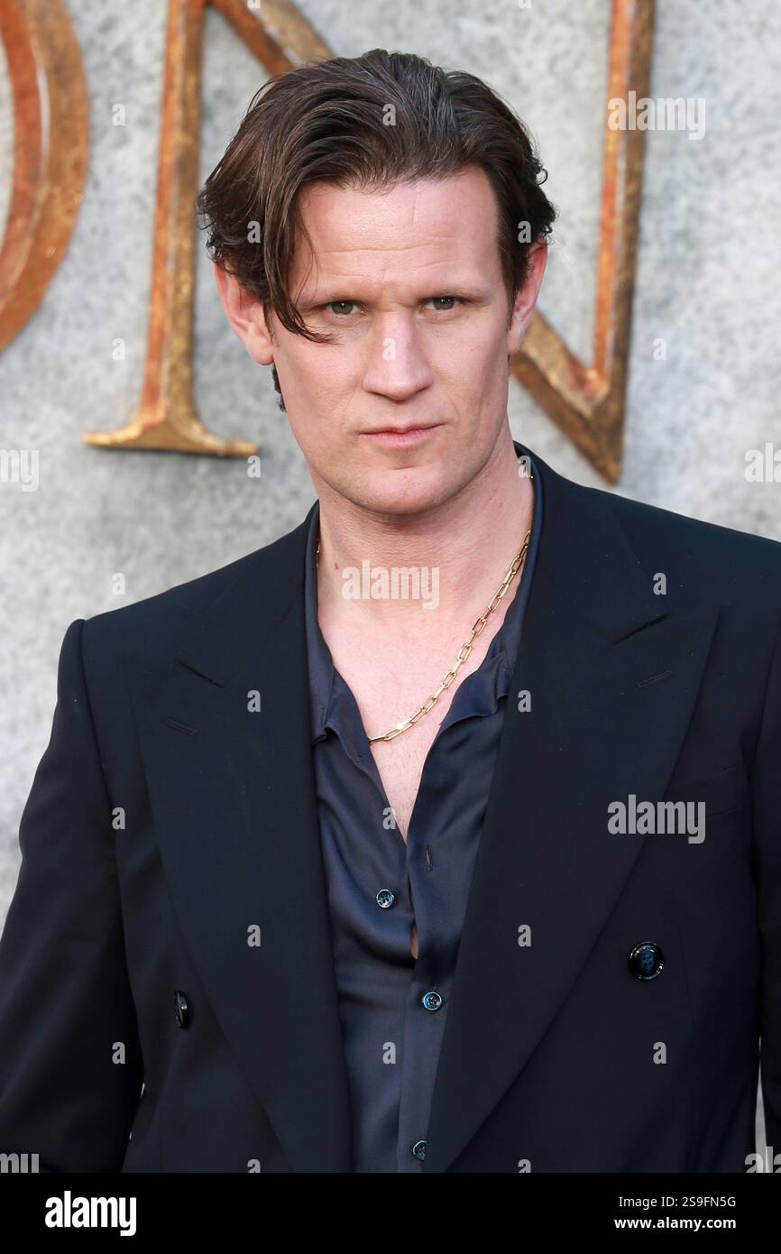 Matt Smith attends the UK Premiere of "House Of The Dragon" Season 2 at ...