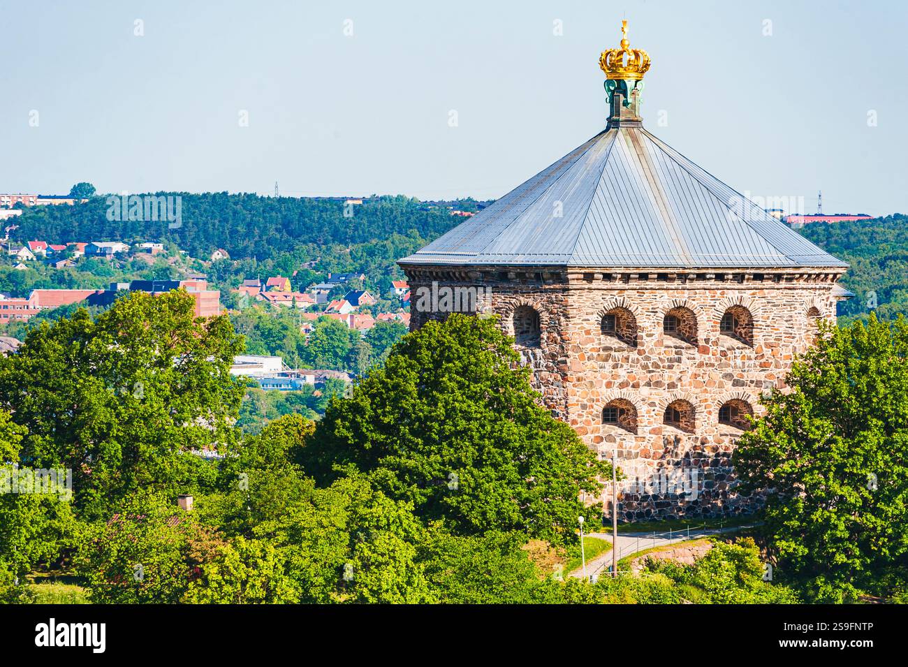 Skansen Kronan fortress stands tall in Gothenburg, Sweden, featuring ...