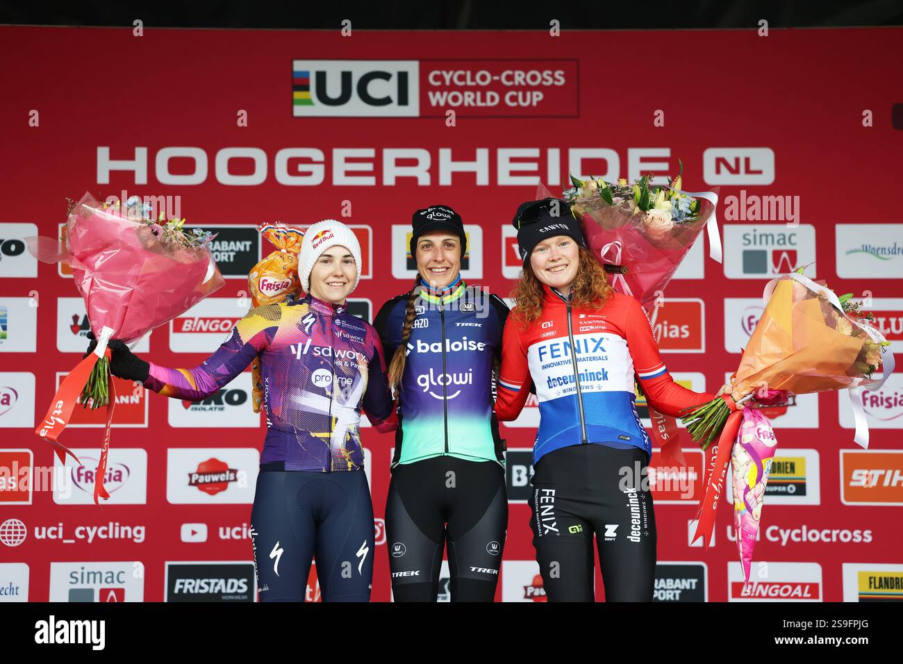 Hungarian Kata Blanka Vas, Dutch Lucinda Brand and Dutch Puck Pieterse ...