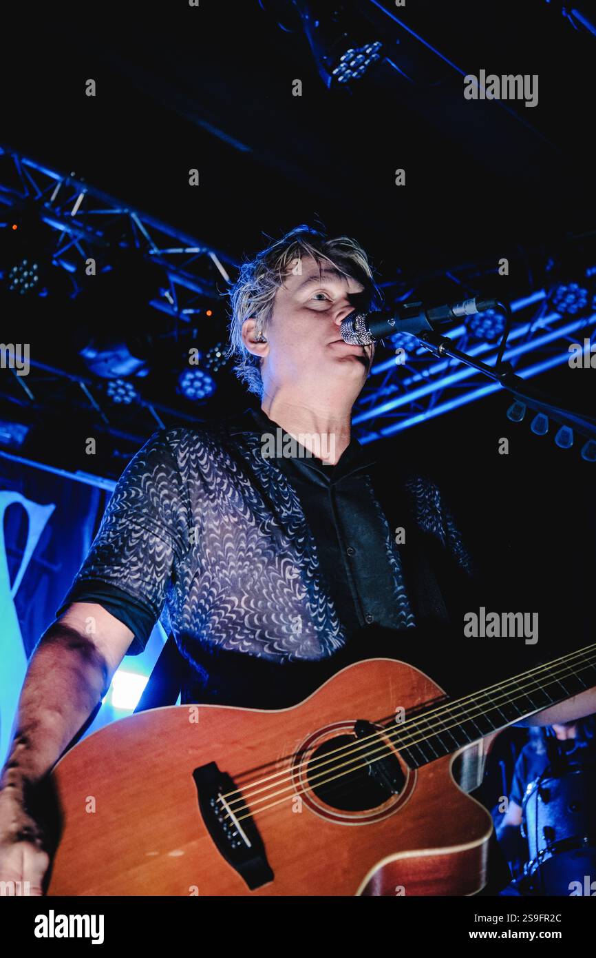 Zurich, Switzerland. 25th, January 2025. The Swedish rock band Johnossi ...