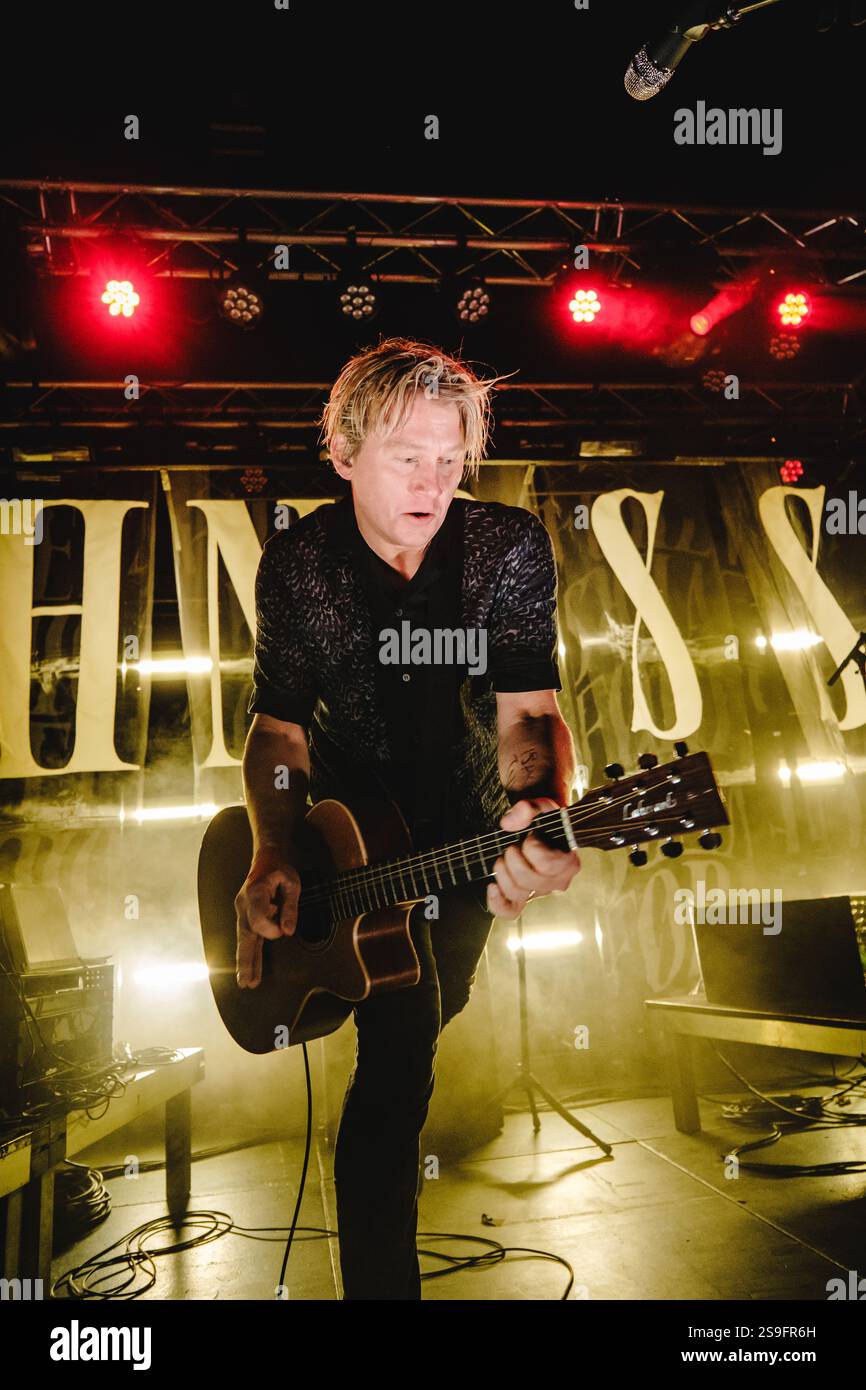 Zurich, Switzerland. 25th, January 2025. The Swedish rock band Johnossi ...