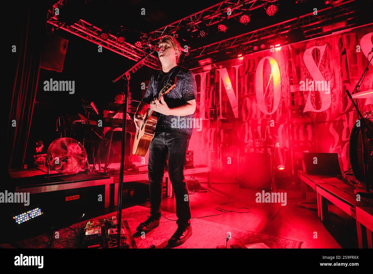 Zurich, Switzerland. 25th, January 2025. The Swedish rock band Johnossi ...