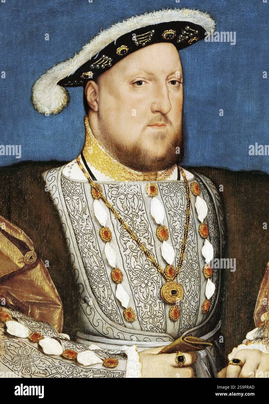 Portrait of Henry VIII of England (1537) by Hans Holbein the Younger ...