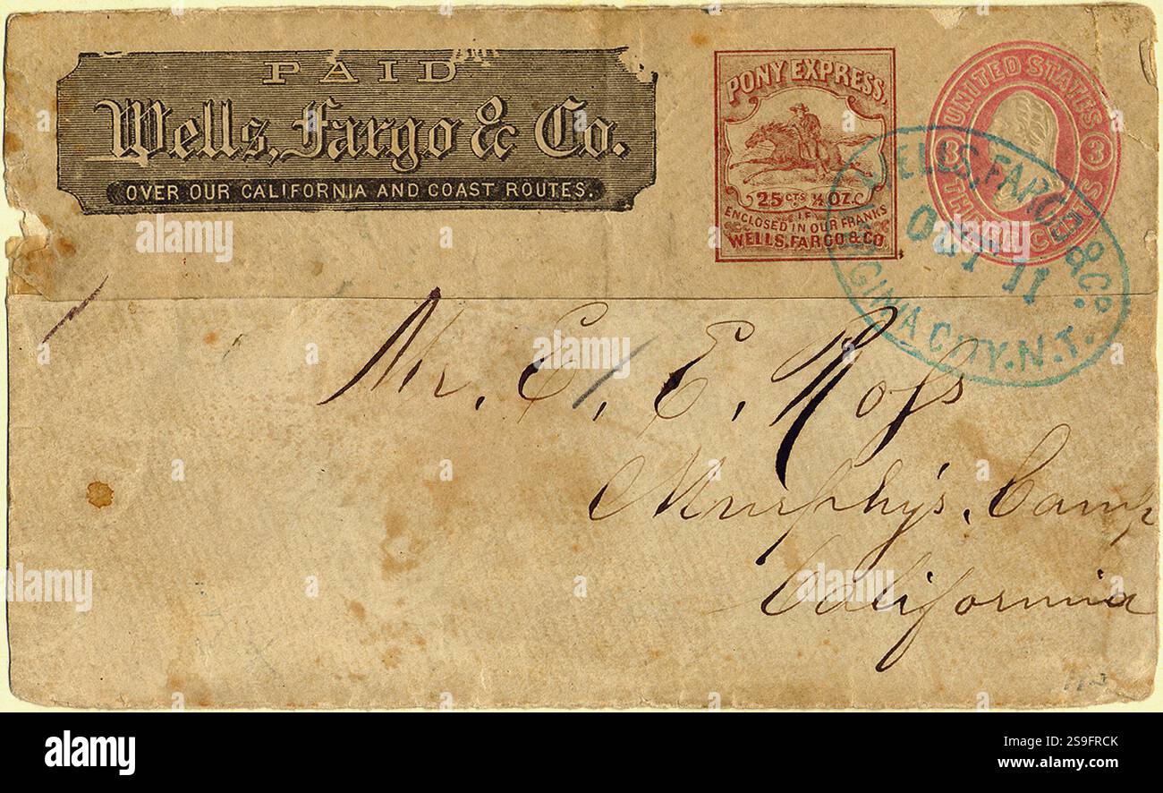 Wells fargo stamp hi-res stock photography and images - Alamy