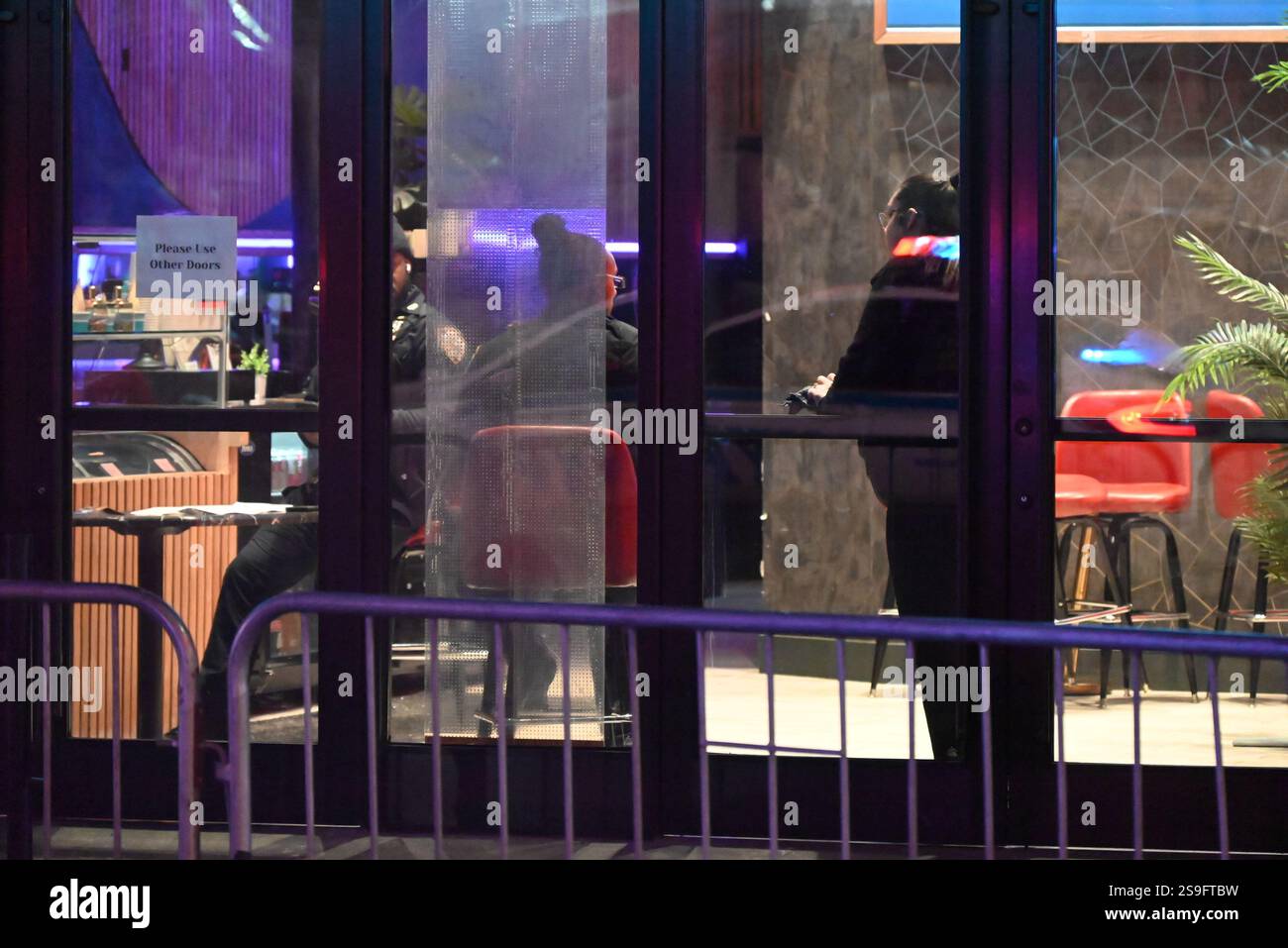 January 26, 2025, Manhattan, New York, Deer: (new) two people slashed ...