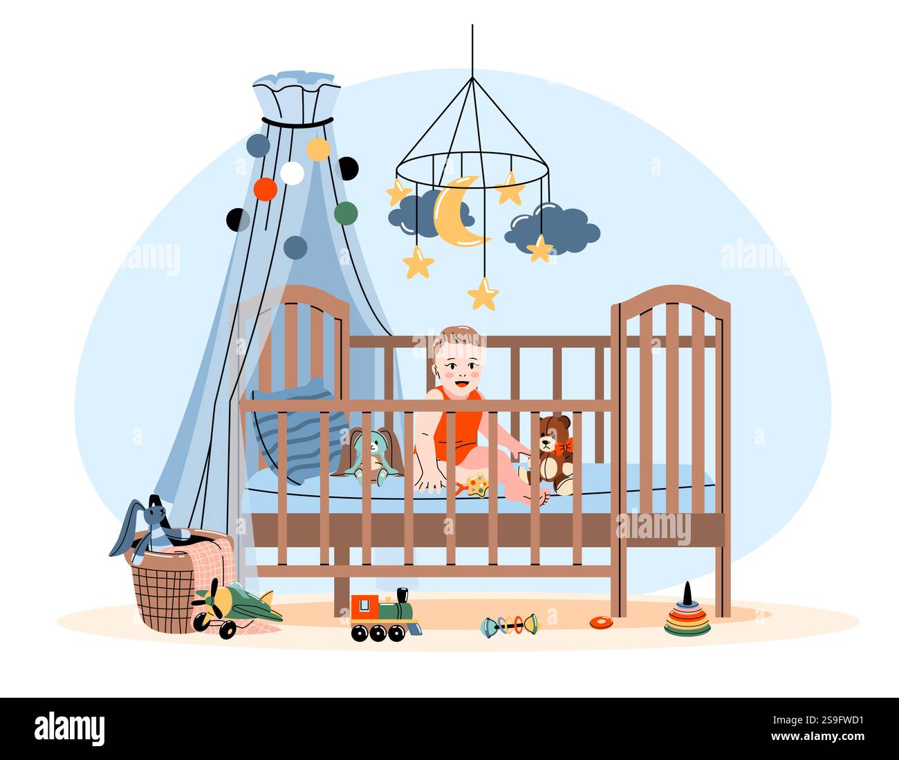 Children sitting in room Cut Out Stock Images & Pictures - Alamy