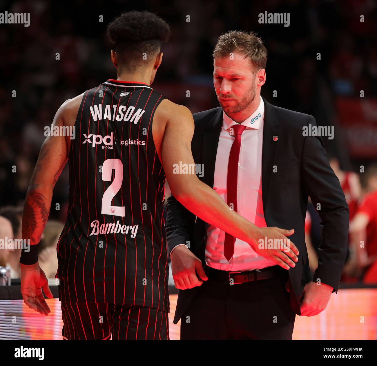 Ibrahim Watson-Boye (Baskets Bamberg, #2) und Anton Gavel (Baskets ...
