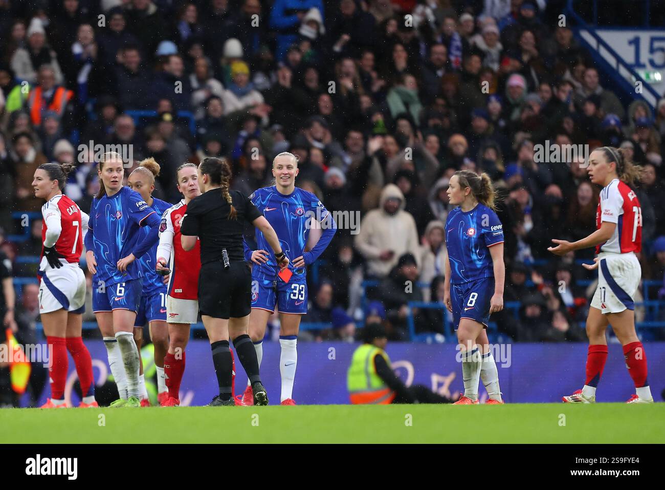 London, UK. 26th January 2025; Stamford Bridge, London, England: Womens ...