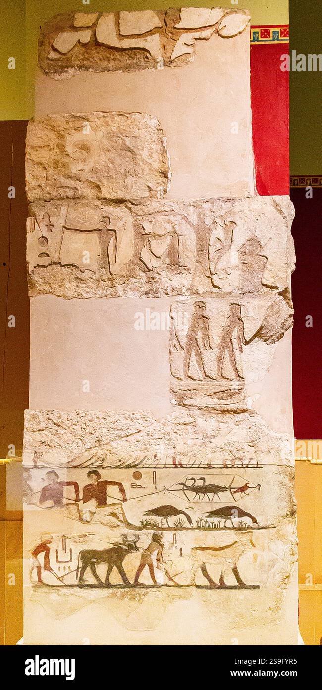 Cairo, Egyptian Museum, the tomb of Nefermaat and Itet (Meidum), chapel ...