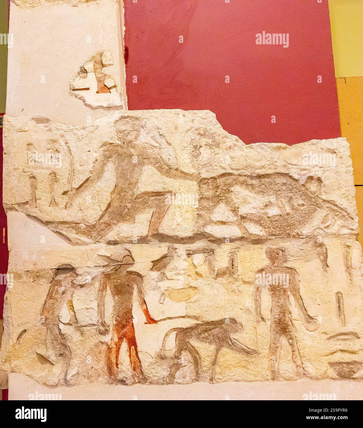 Cairo, Egyptian Museum, the tomb of Nefermaat and Itet (Meidum), chapel ...