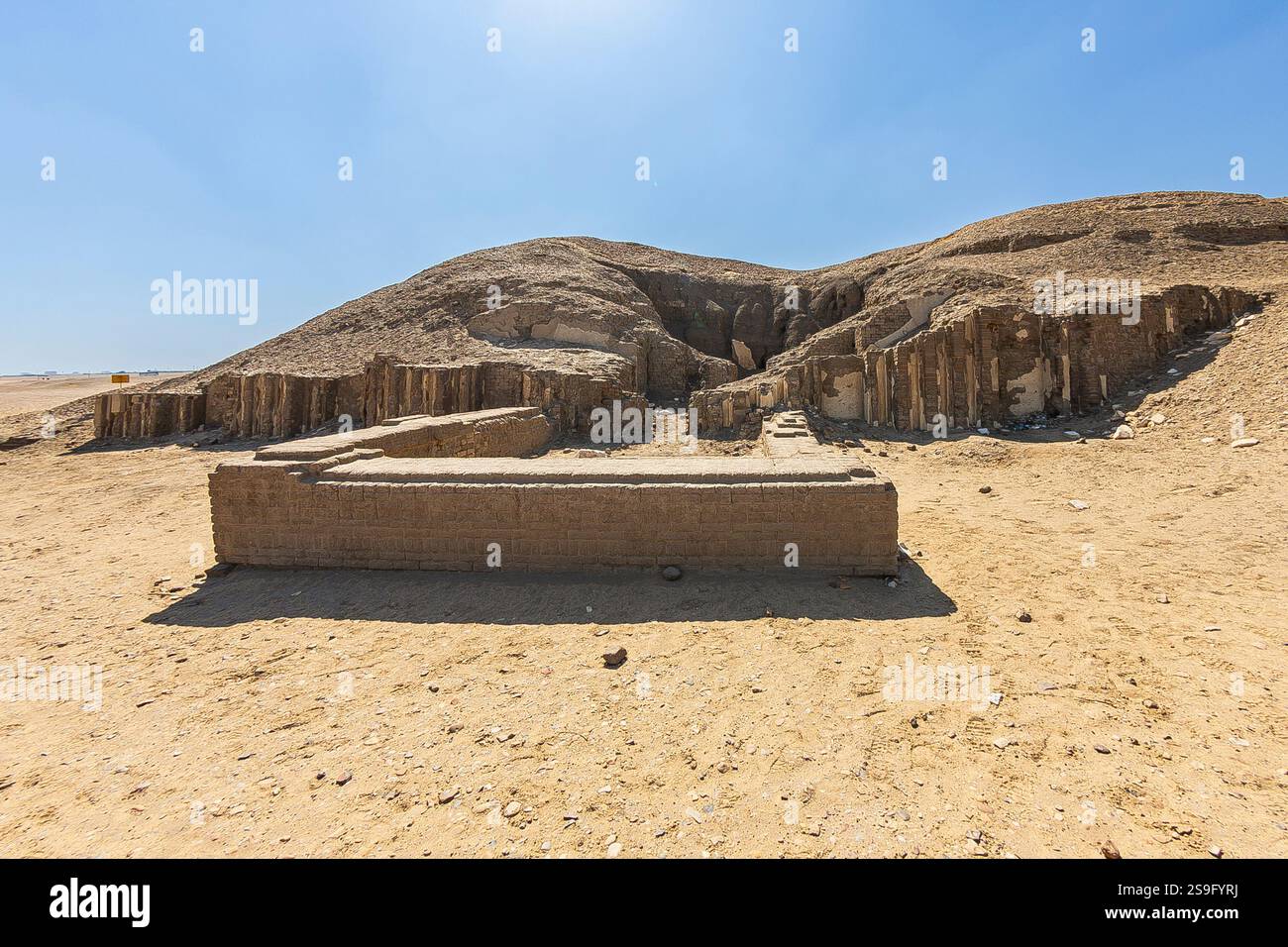 Egypt, Meidum, the mastaba of Nefermaat, in the area of the king ...