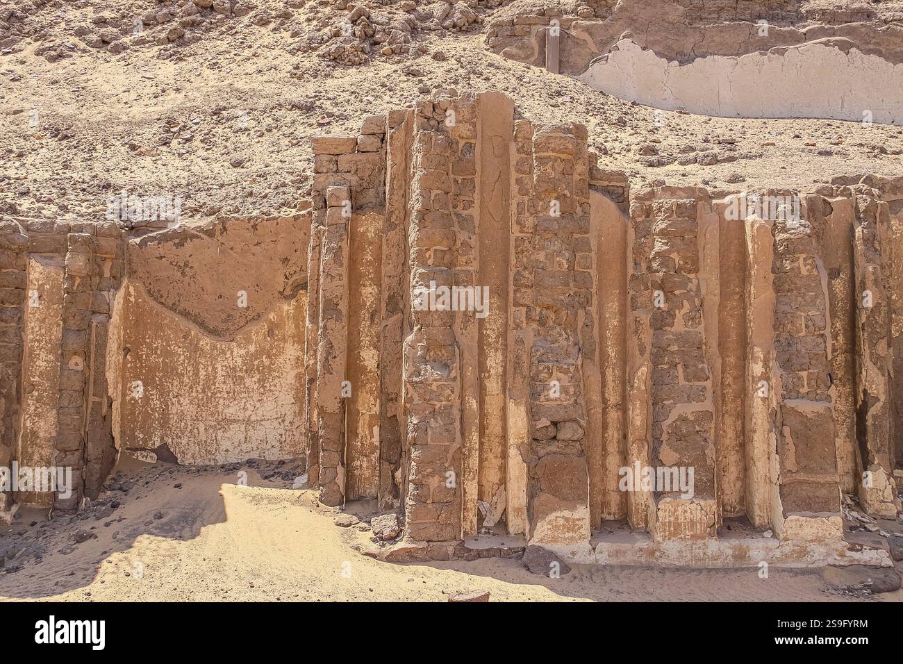 Egypt, Meidum, the mastaba of Nefermaat, in the area of the king ...