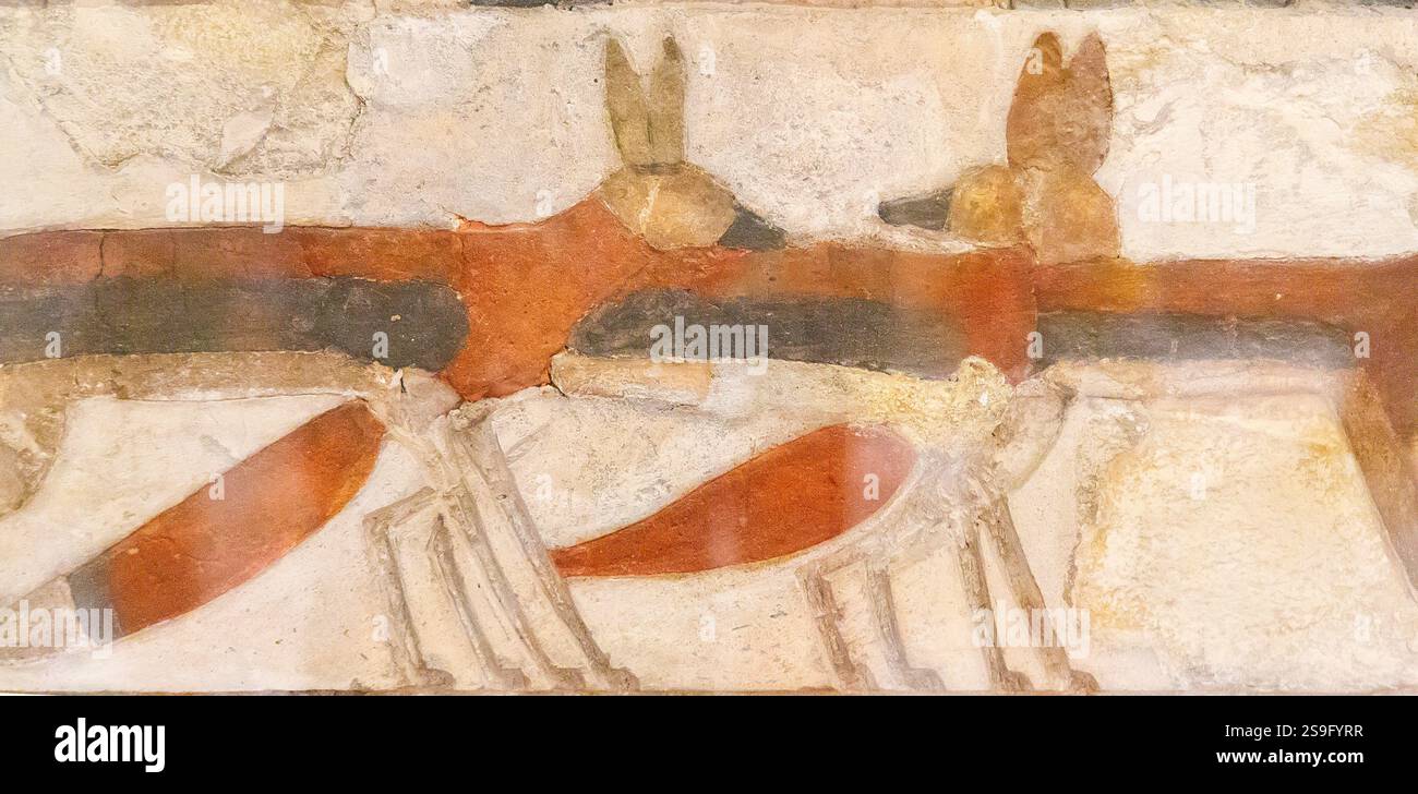 Cairo, Egyptian Museum, the tomb of Nefermaat and Itet (Meidum), chapel ...