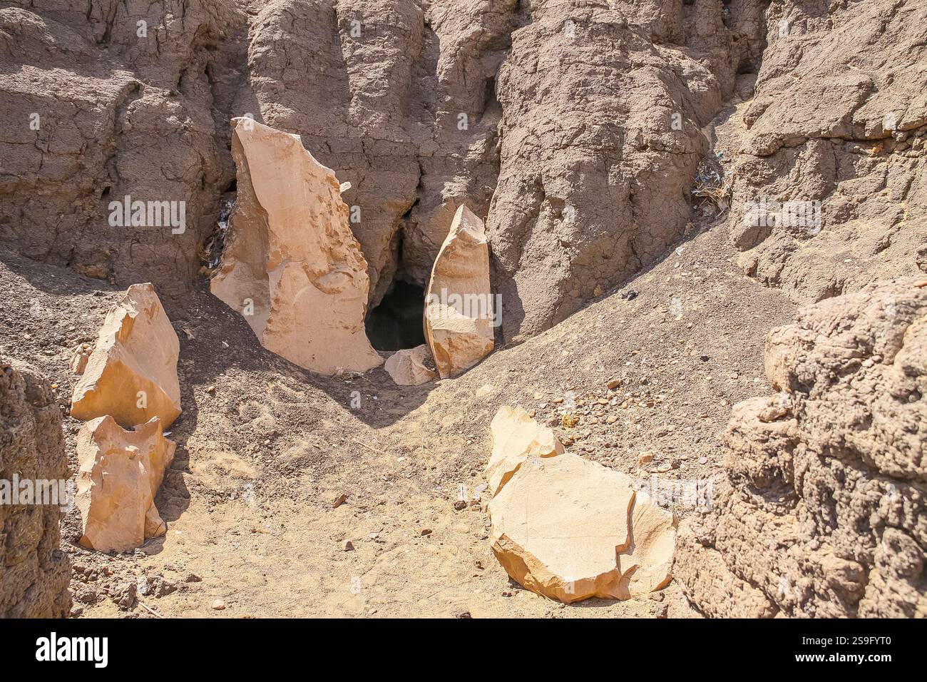Egypt, Meidum, the mastaba of Nefermaat, in the area of the king ...