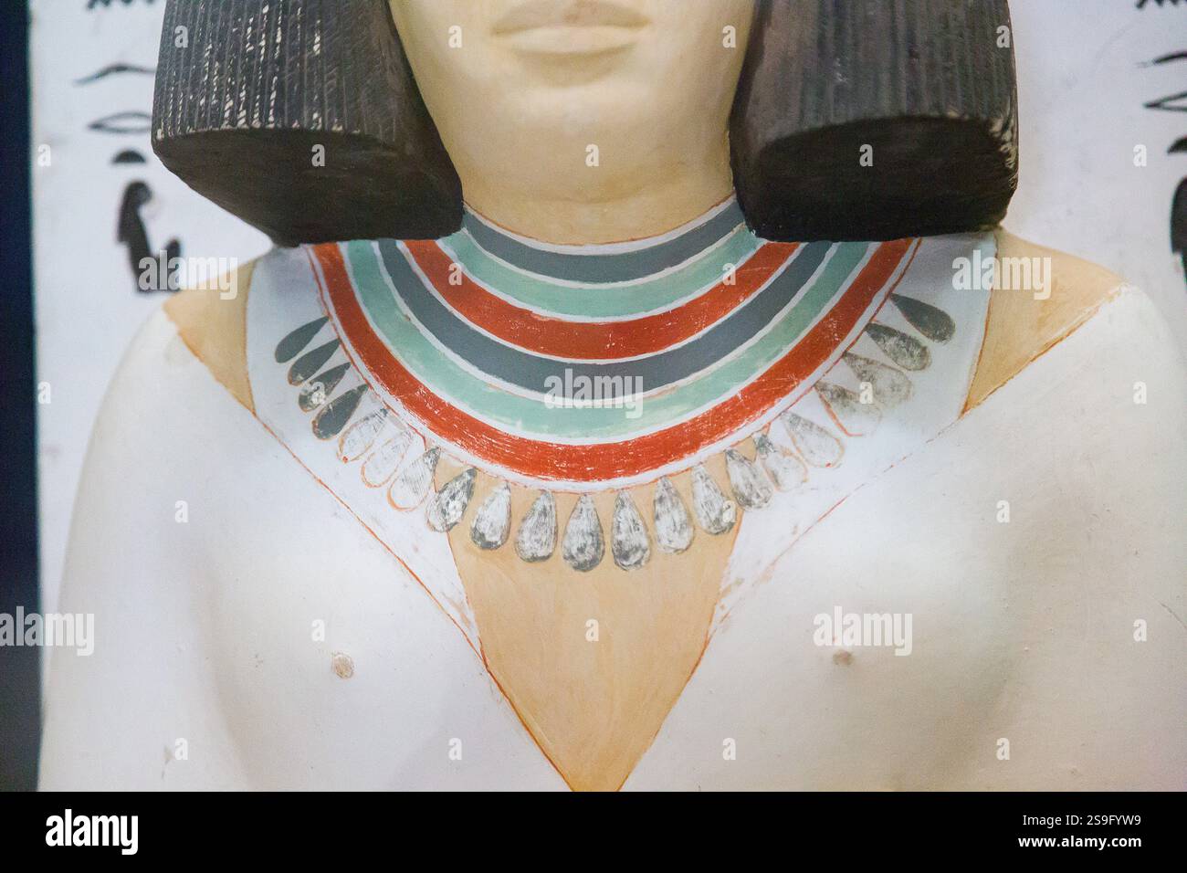 Egyptian Museum Cairo, statue of Nefret (or Nofret), coming from the ...