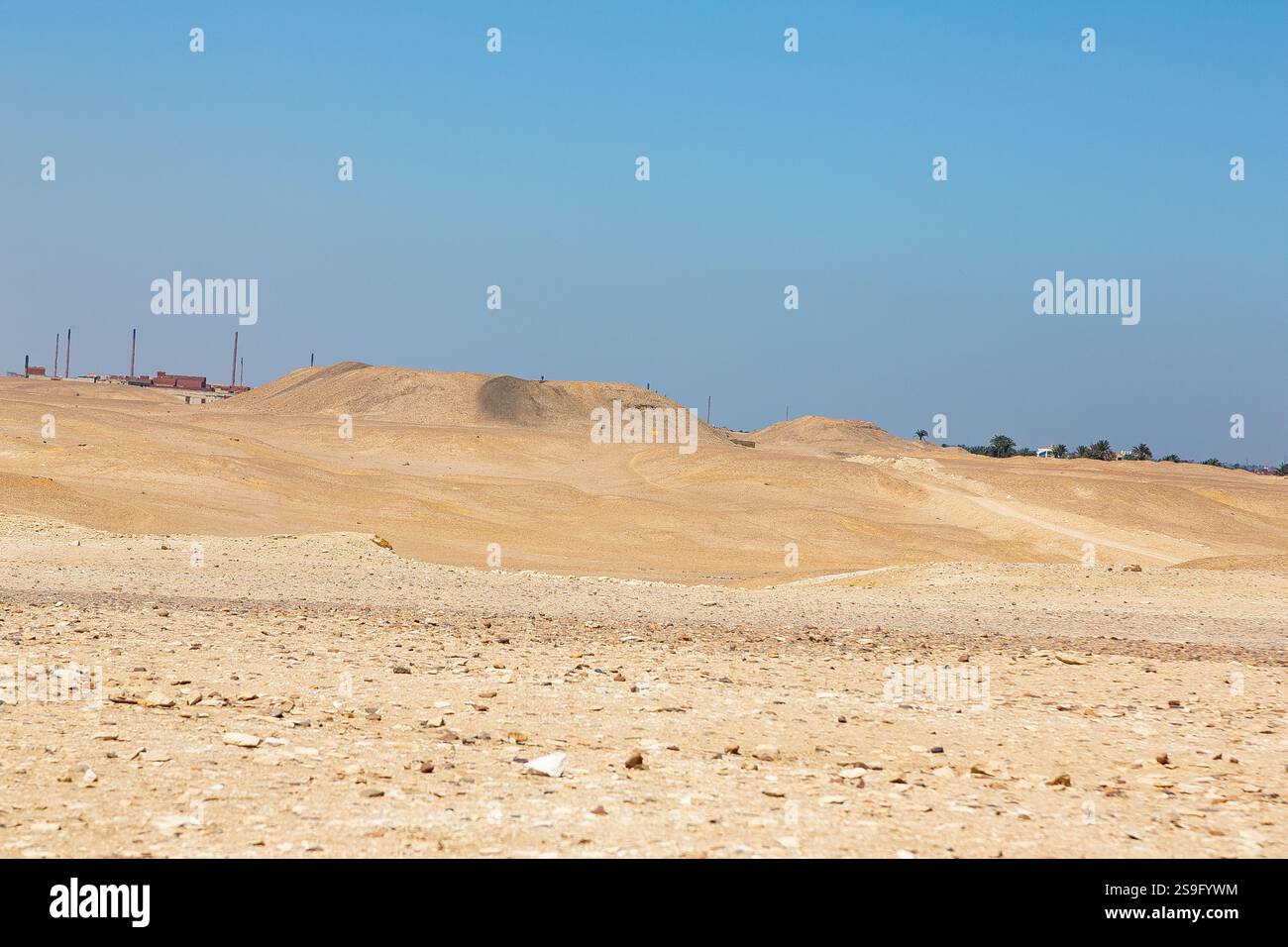 Egypt, Meidum, the mastabas of Nefermaat and Rahotep, in the area of ...
