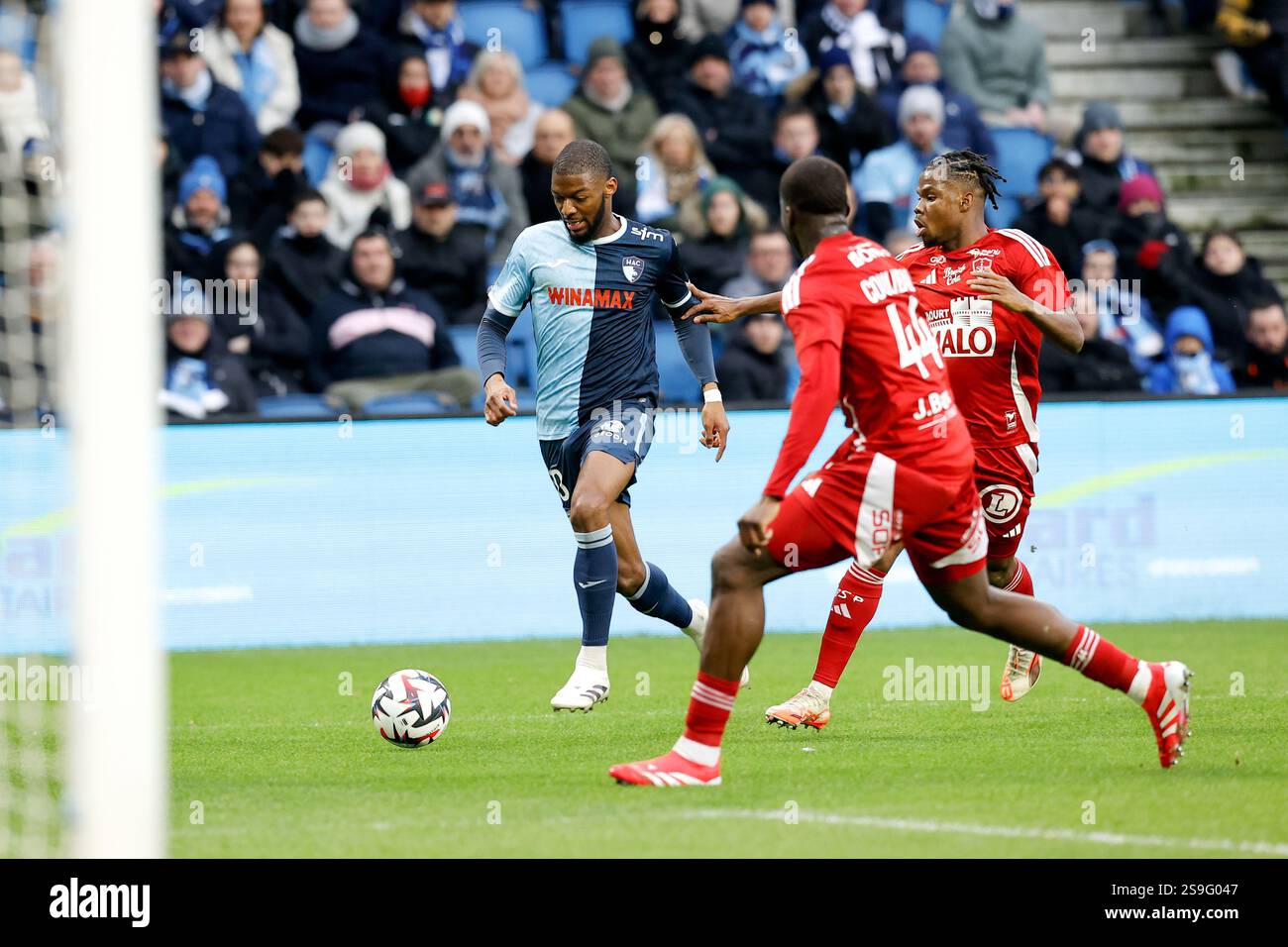 France. 26th Jan, 2025. Le Havre, France. 26th Jan, 2025. 12 Luck ZOGBE ...