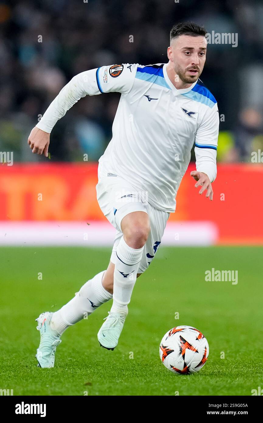 Mario Gila of SS Lazio during the UEFA Europa League 2024/25 League ...