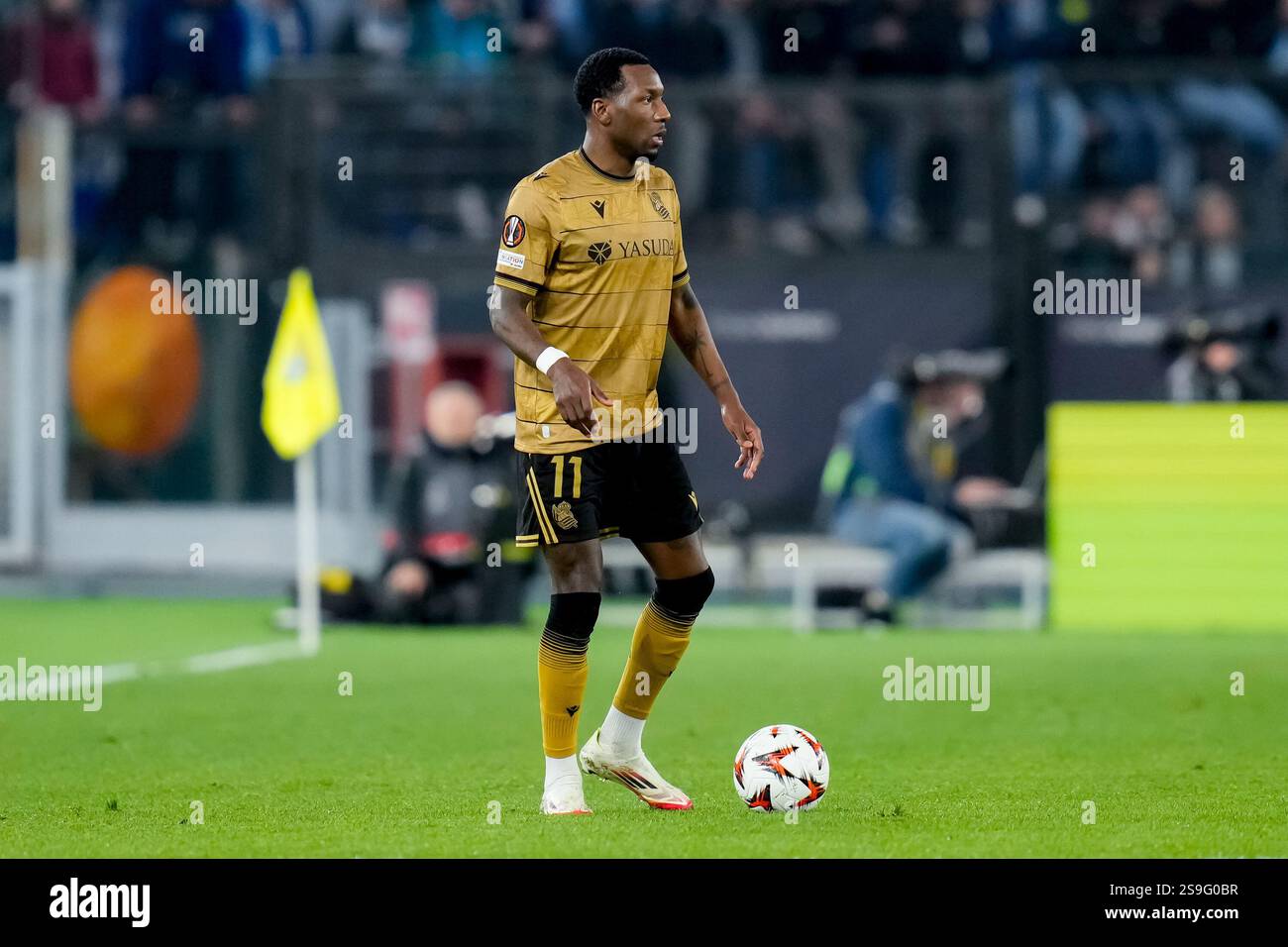 Sheraldo Becker of Real Sociedad during the UEFA Europa League 2024/25 ...