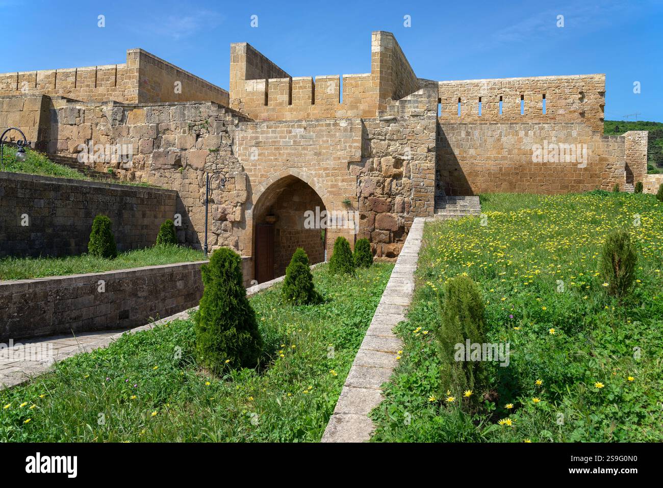 DERBENT, RUSSIA - MAY 09, 2024: The Western Gate (Dagh-Kapy) in the ...