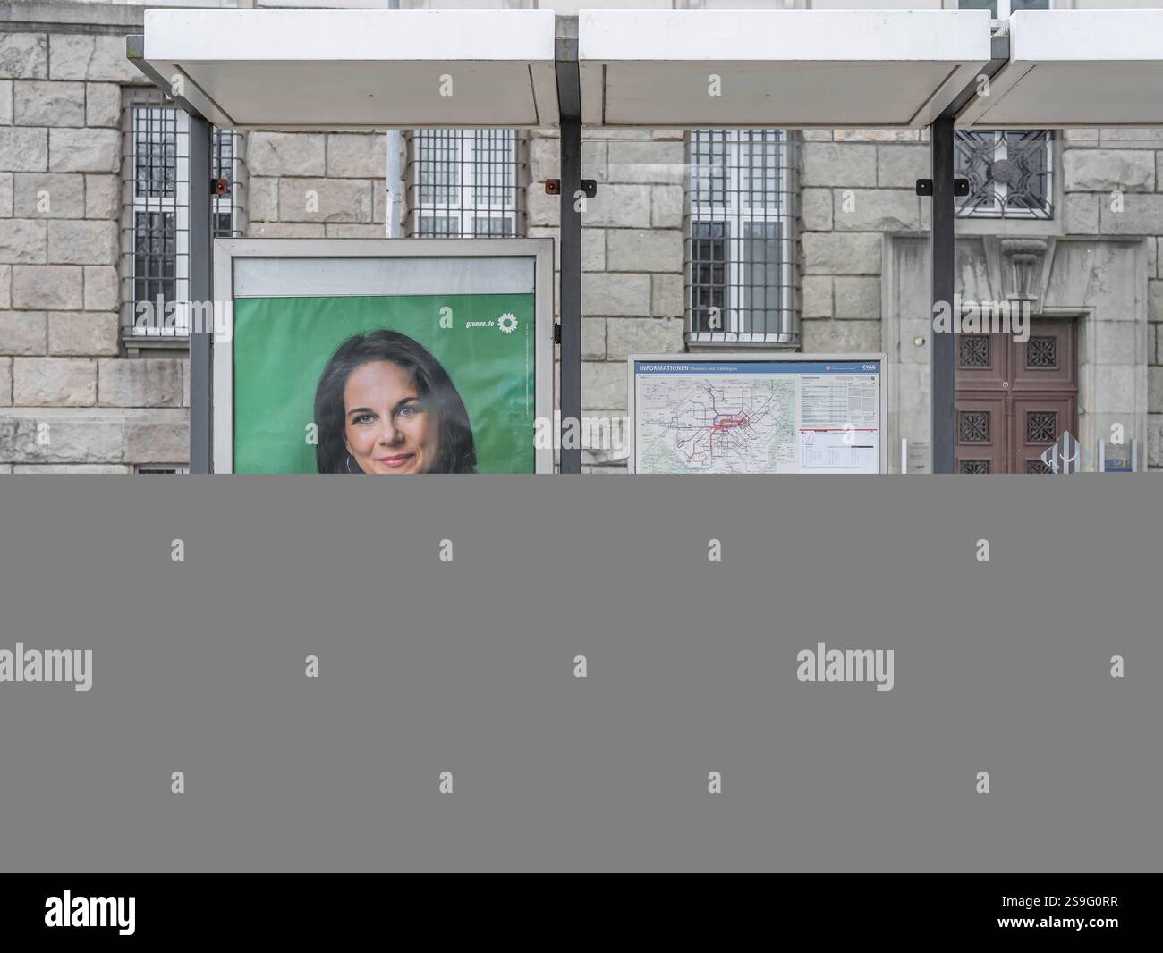 Deutschland 2025: Wahlplakate für die Bundestagswahl 2025 Im Bild ...