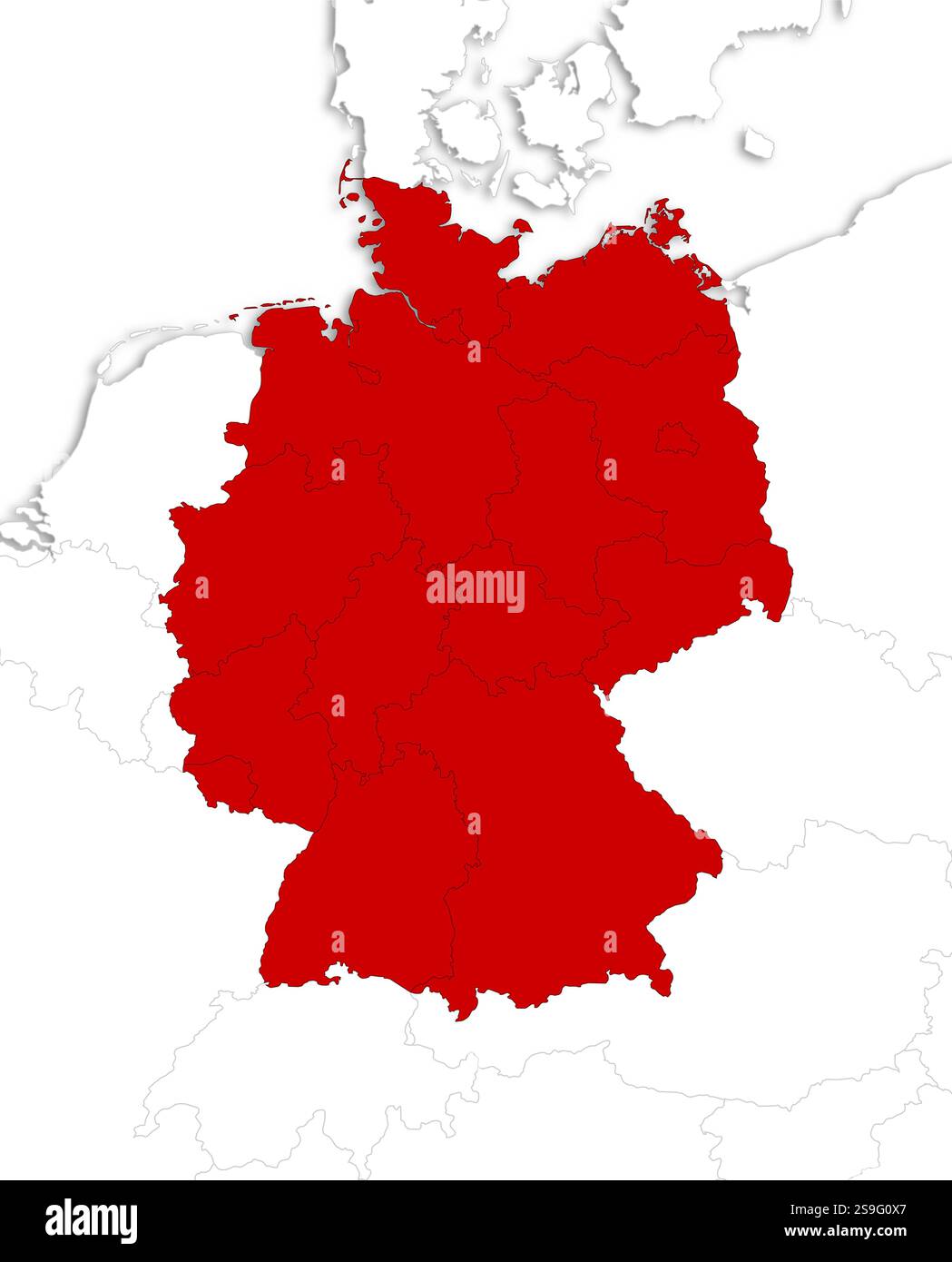 Political map europe countries german Stock Vector Images - Alamy