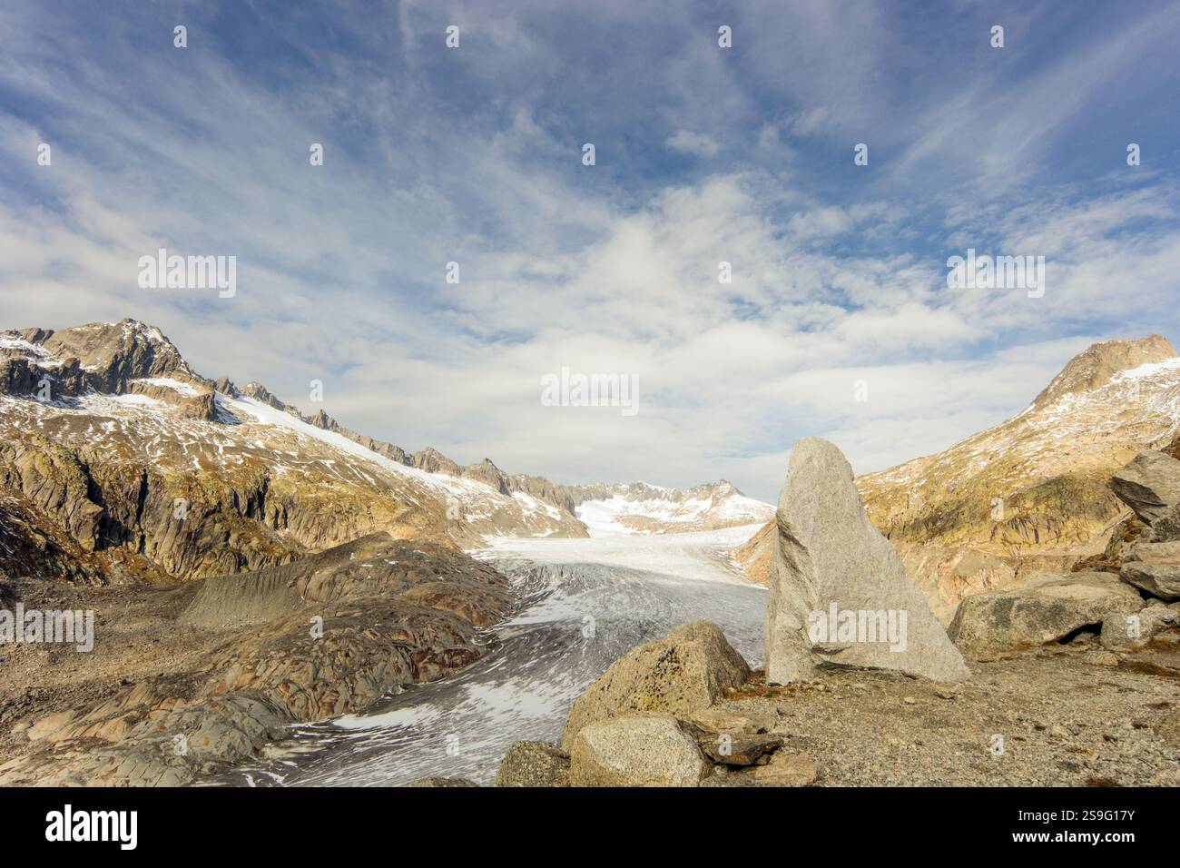 Grimsel Pass, Gemlersee, Bernese Oberland, Bern, high alpine, alps ...
