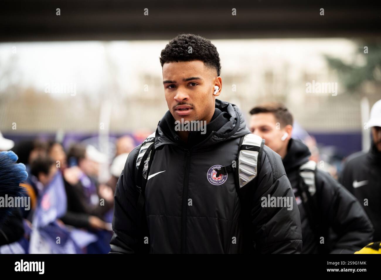 Guillaume Restes of Toulouse before the French championship Ligue 1 ...