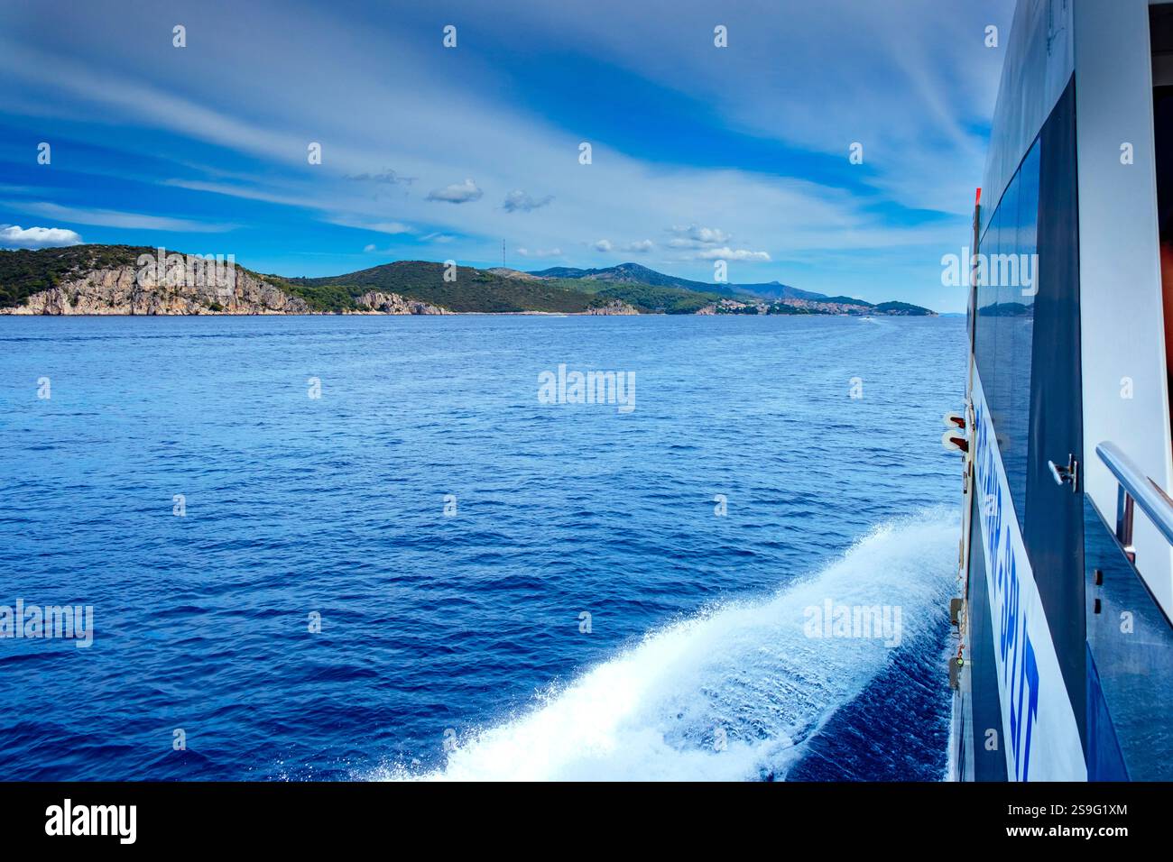 Hvar Town, Hvar, Croatia, Adriatic, Dalmation Coast, view of Hvar from ...