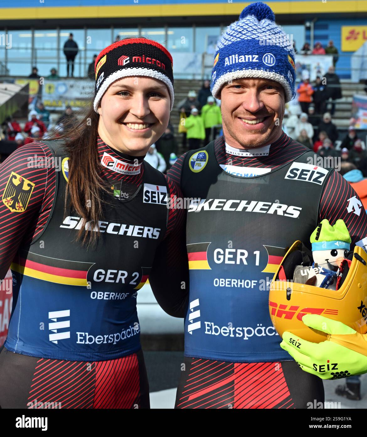 Oberhoff, Germany. 26 January 2025, Thuringia, Oberhof: Luge, World Cup ...