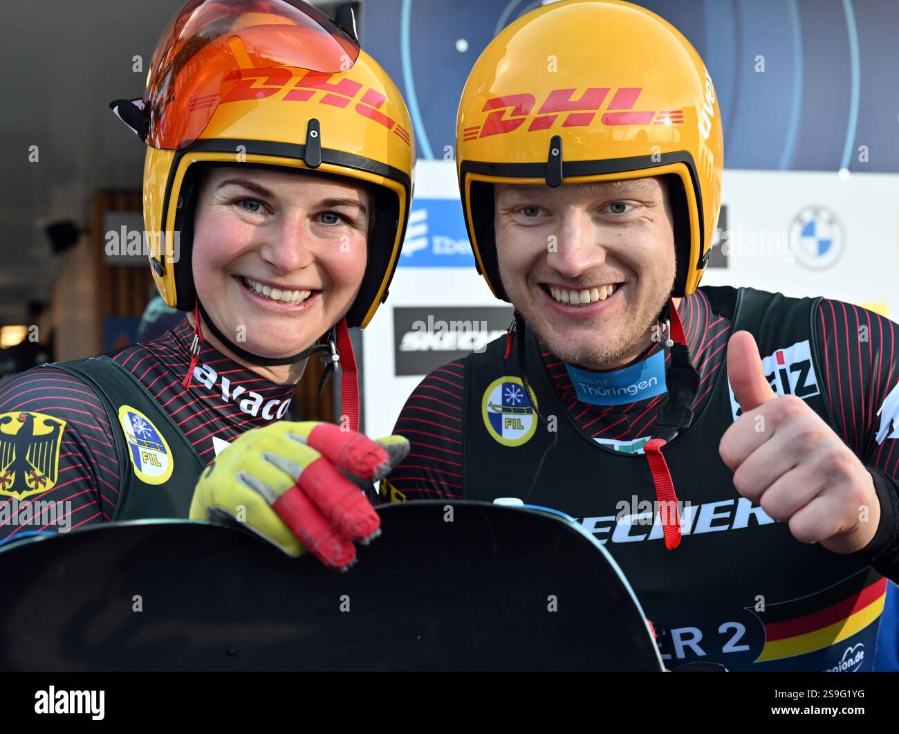 Oberhoff, Germany. 26 January 2025, Thuringia, Oberhof: Luge, World Cup ...